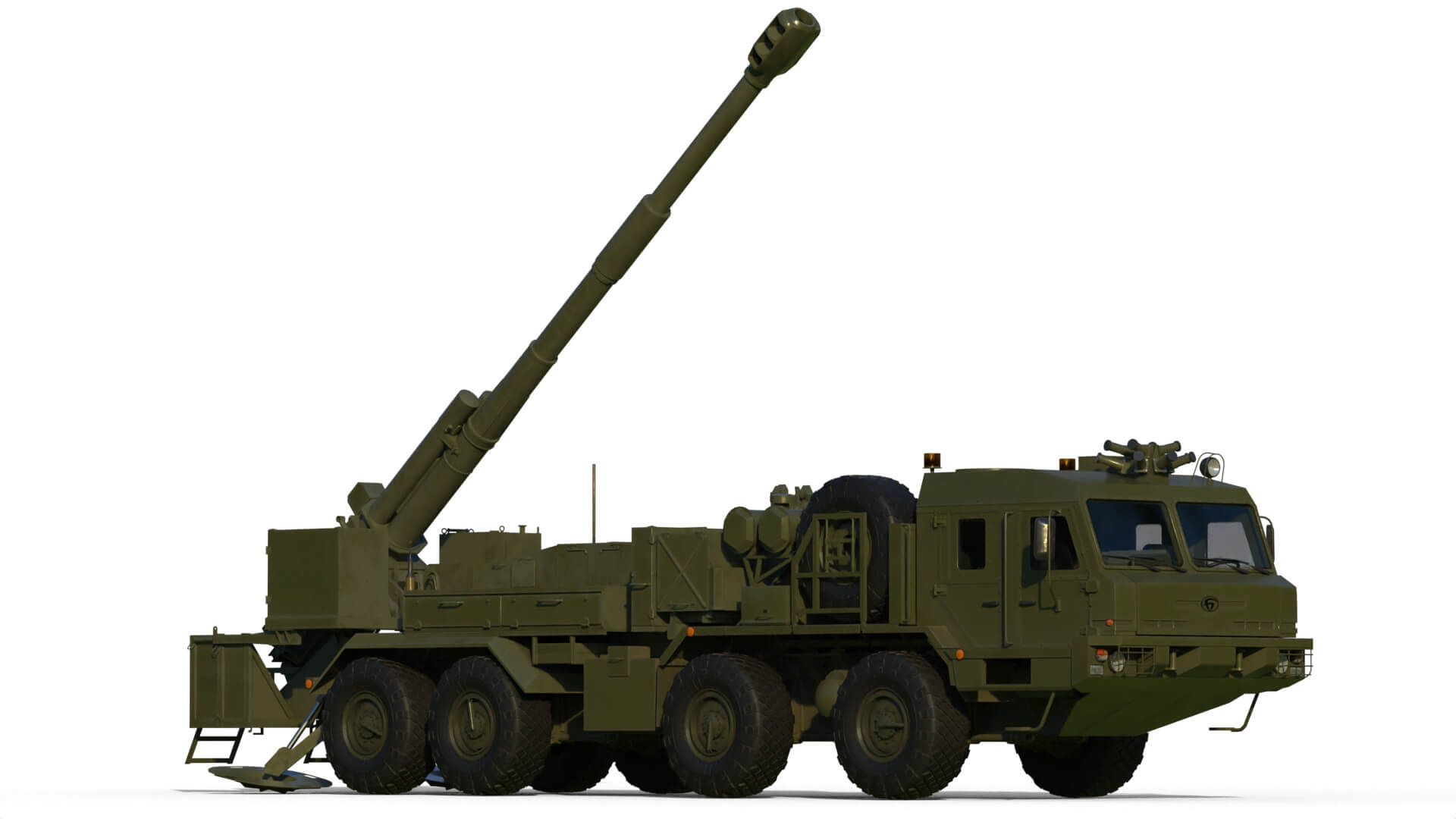 Malva 2S43 Self-Propelled Howitzer 3D Model by citizensnip