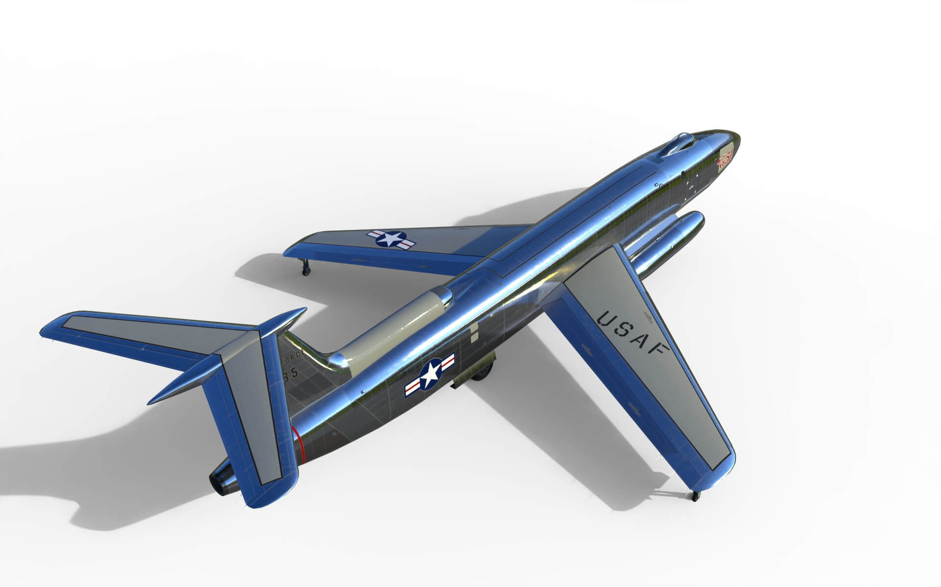Martin XB-51 Bomber Free 3D Model by citizensnip