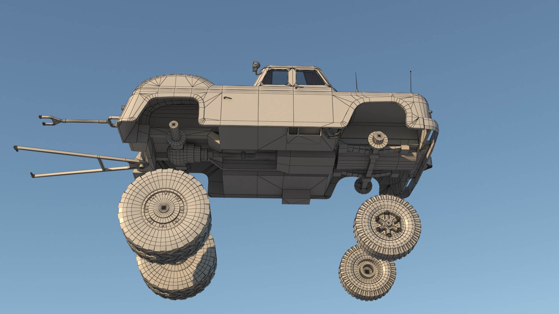 MAZ-541 Soviet Aircraft Tug 3D Model by citizensnip