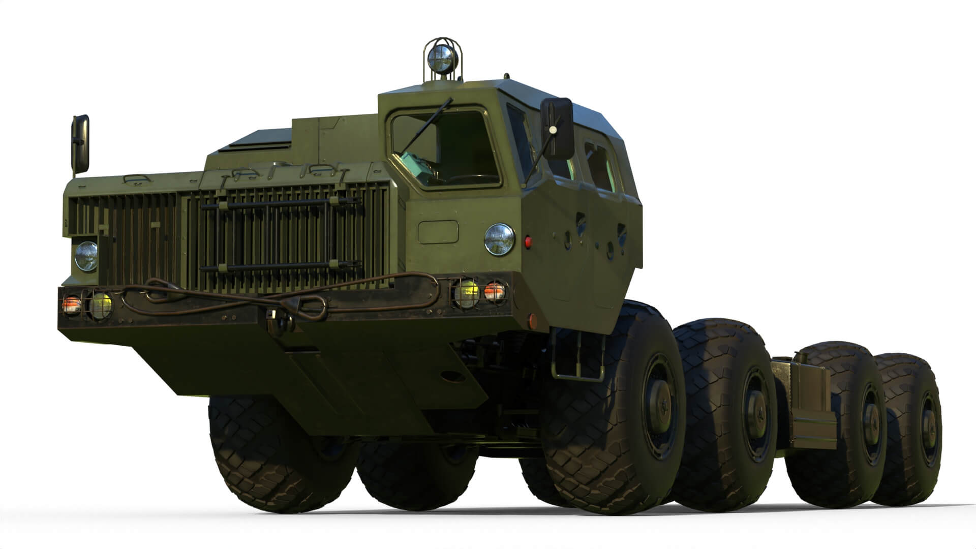 MAZ-543 M Uragan Truck 3D Model by citizensnip