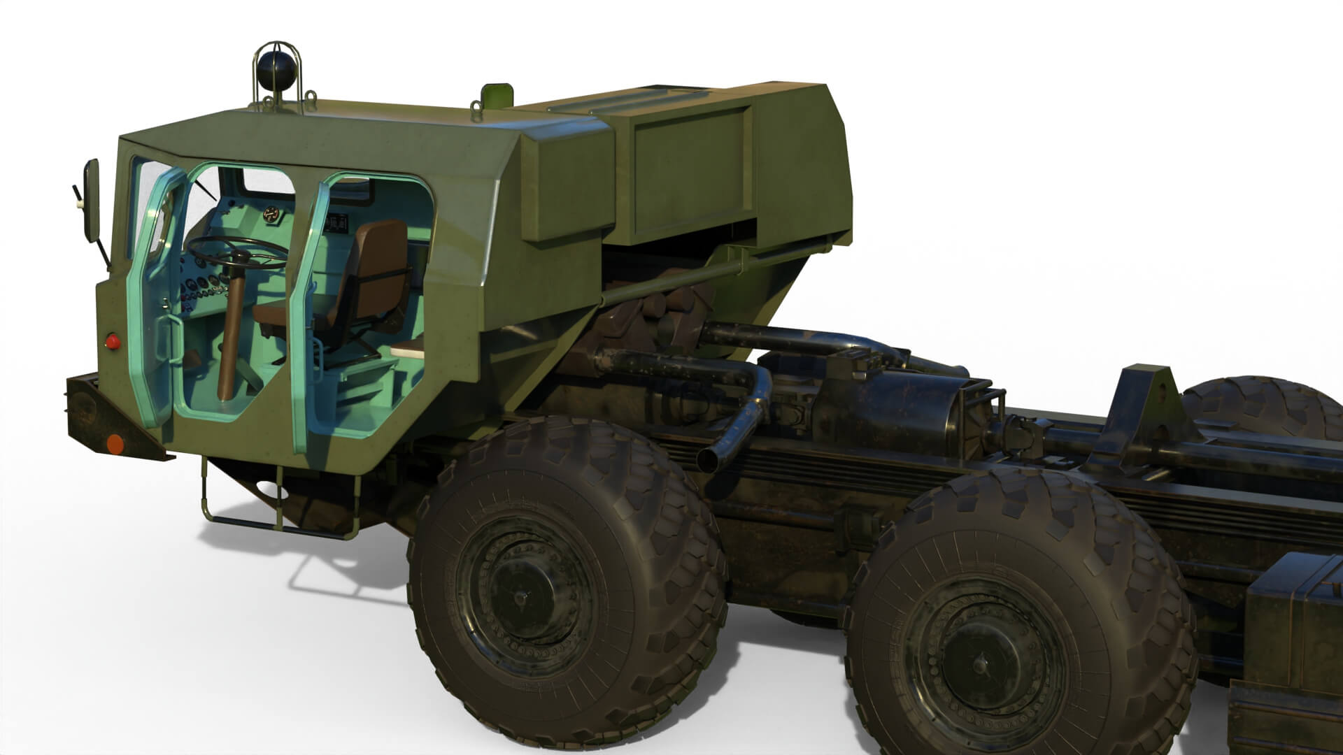 MAZ-543 M Uragan Truck 3D Model by citizensnip
