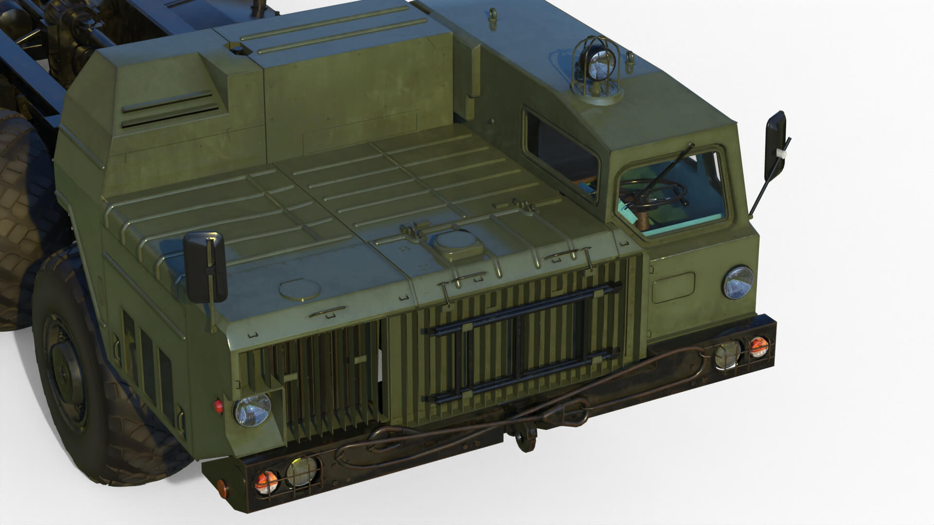 MAZ-543 M Uragan Truck 3D Model by citizensnip