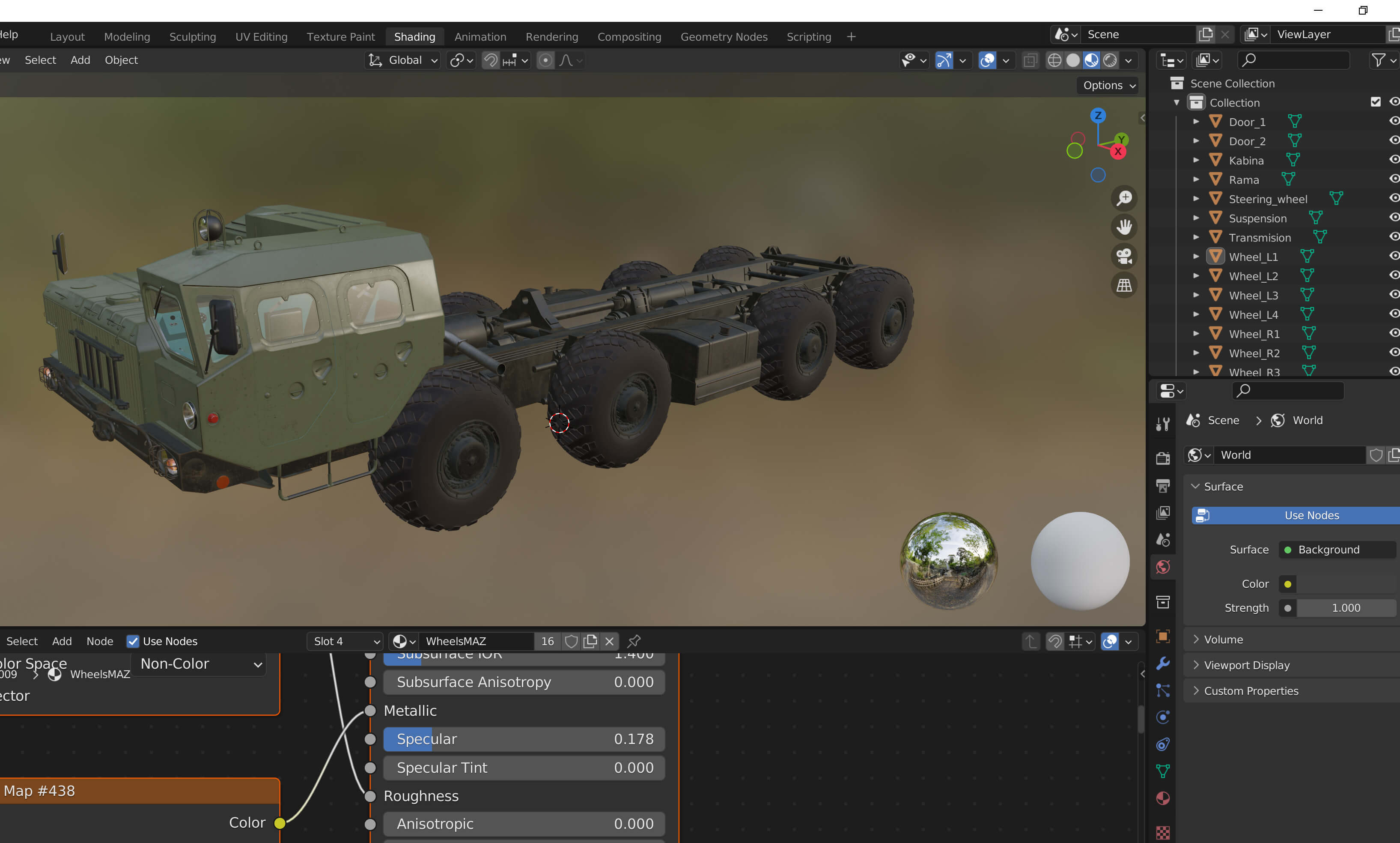 MAZ-543 M Uragan Truck 3D Model by citizensnip