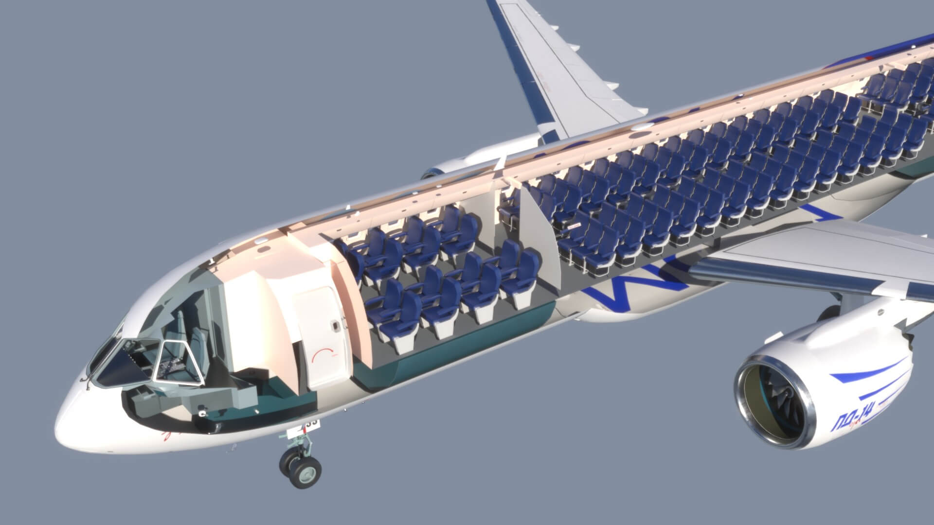 MC-21 310 Airliner 3D Model by citizensnip