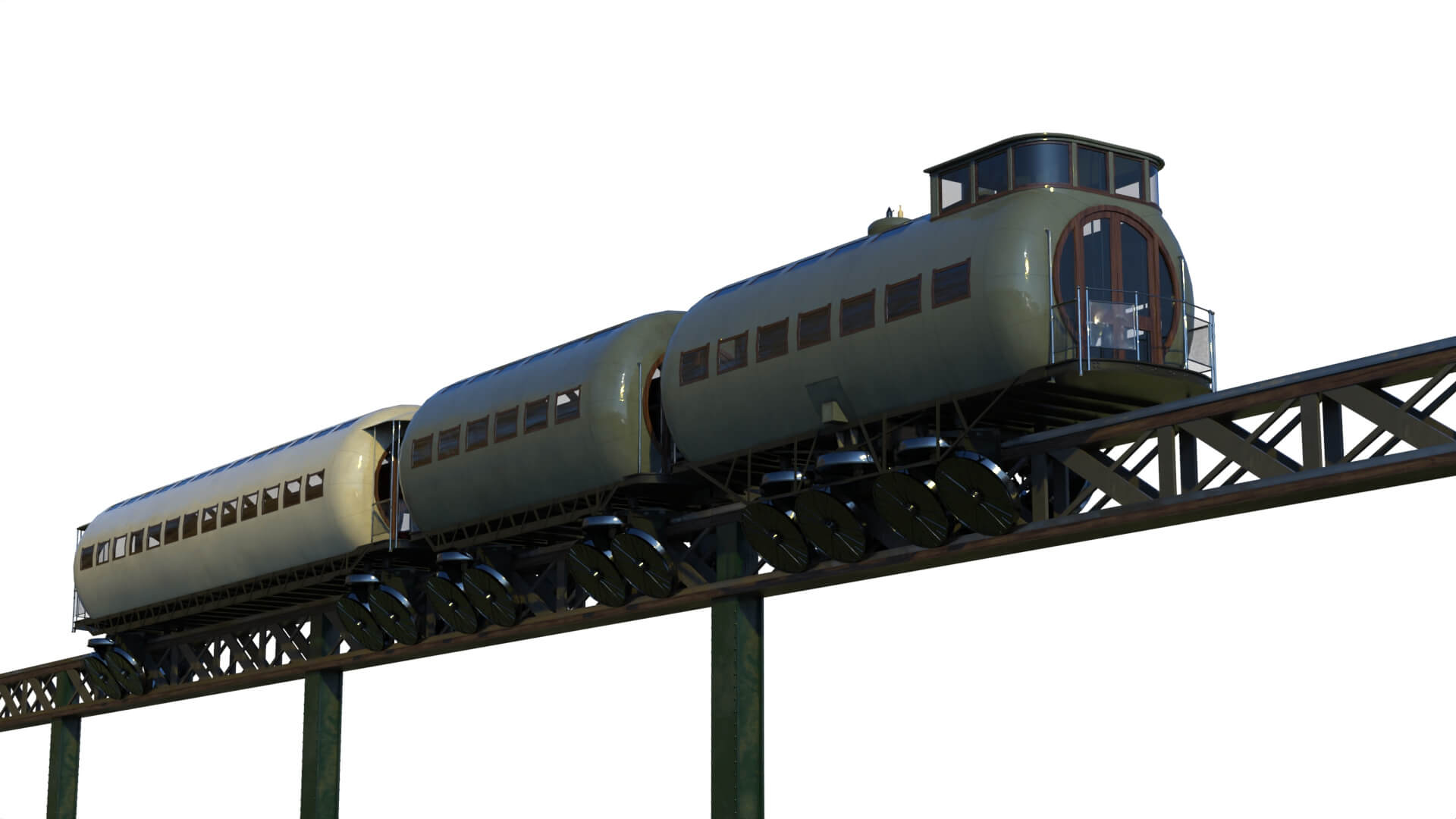 Meigs Elevated Railway - 3D Model by citizensnip