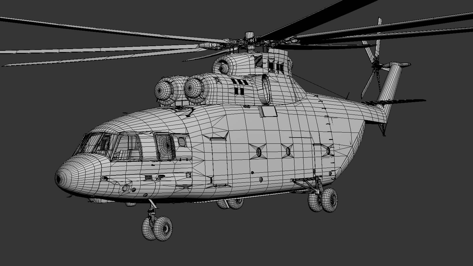 Mi-26 Halo 3D Model by citizensnip