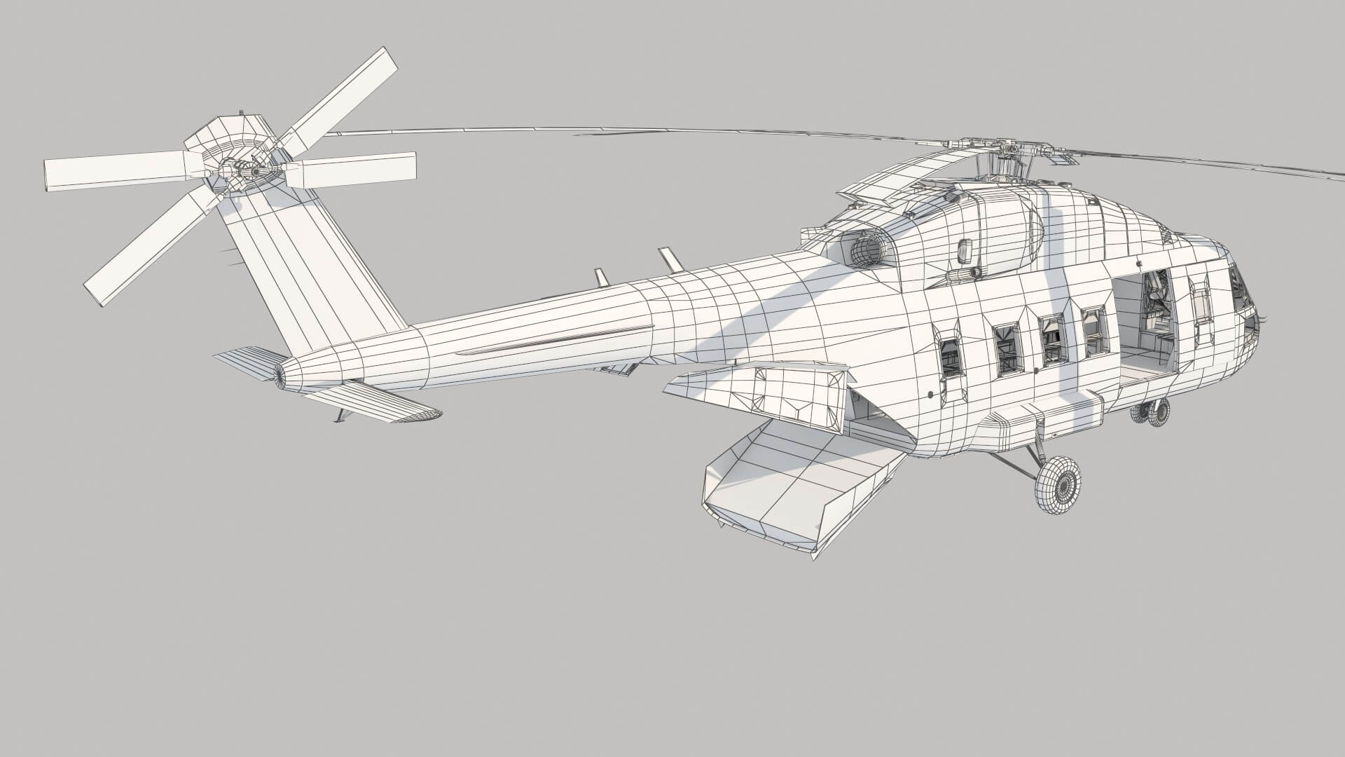MI-38 Transport Helicopter 3D Model by citizensnip