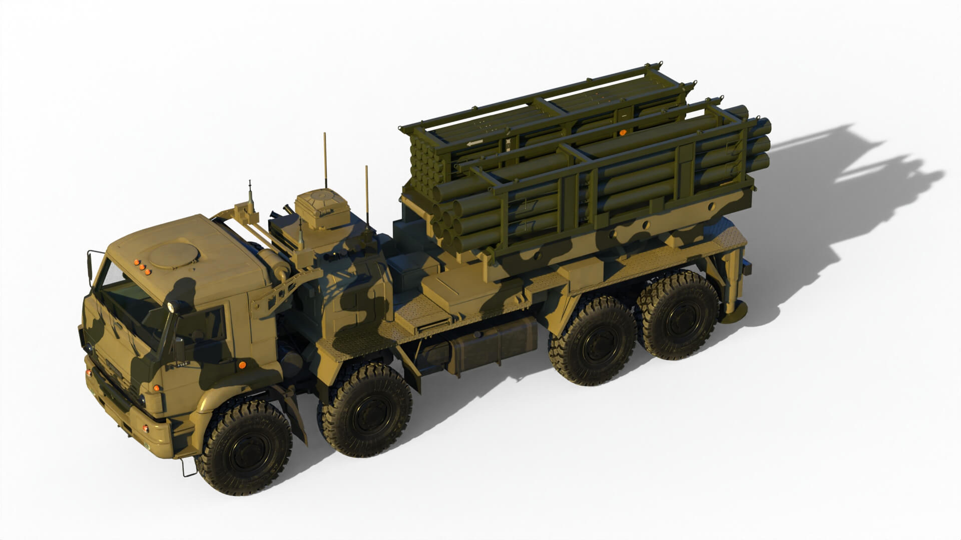 MLRS Bicaliber Complex Vozrozhdenie - 3D Model by citizensnip
