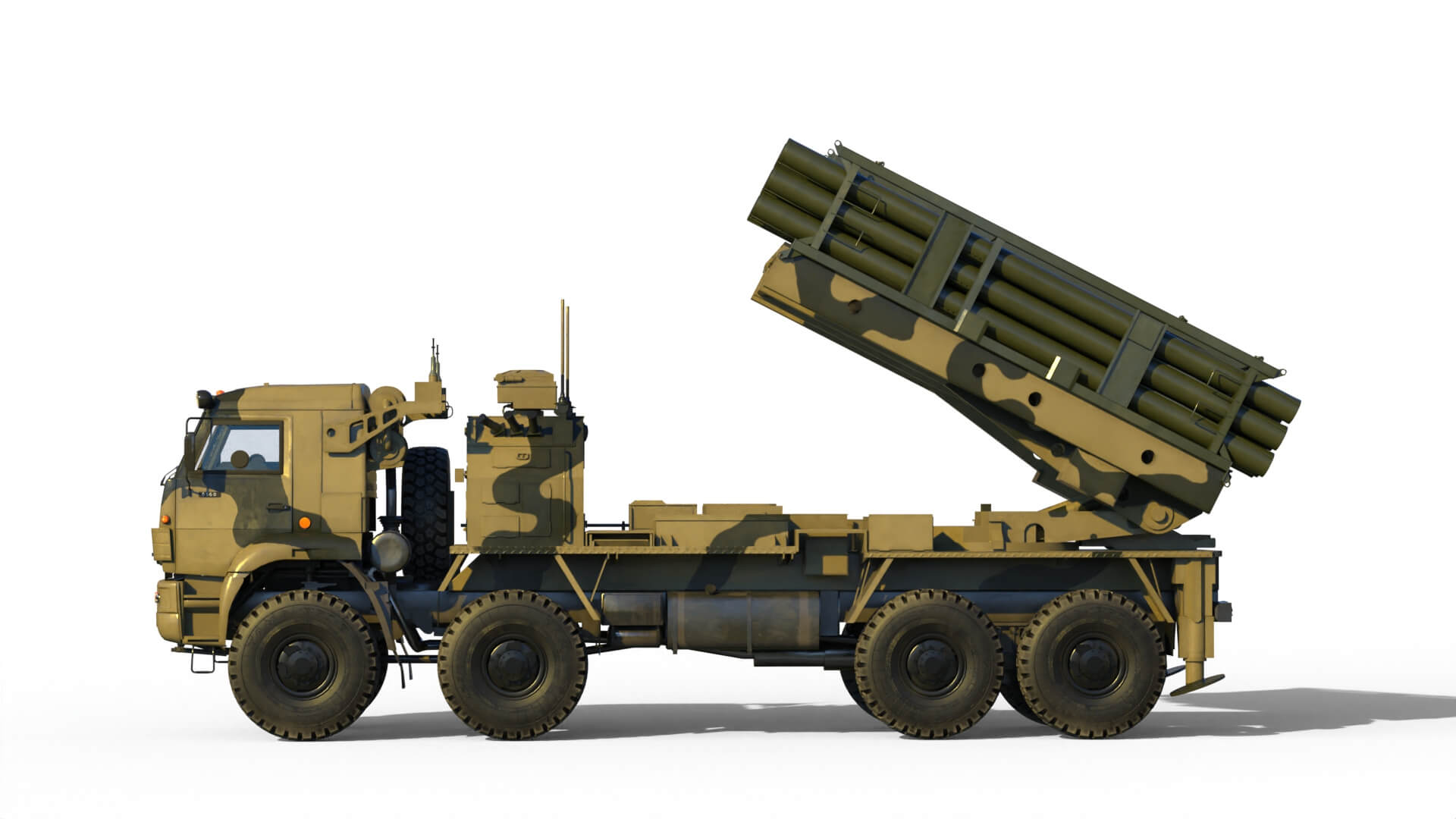 MLRS Bicaliber Complex Vozrozhdenie - 3D Model by citizensnip