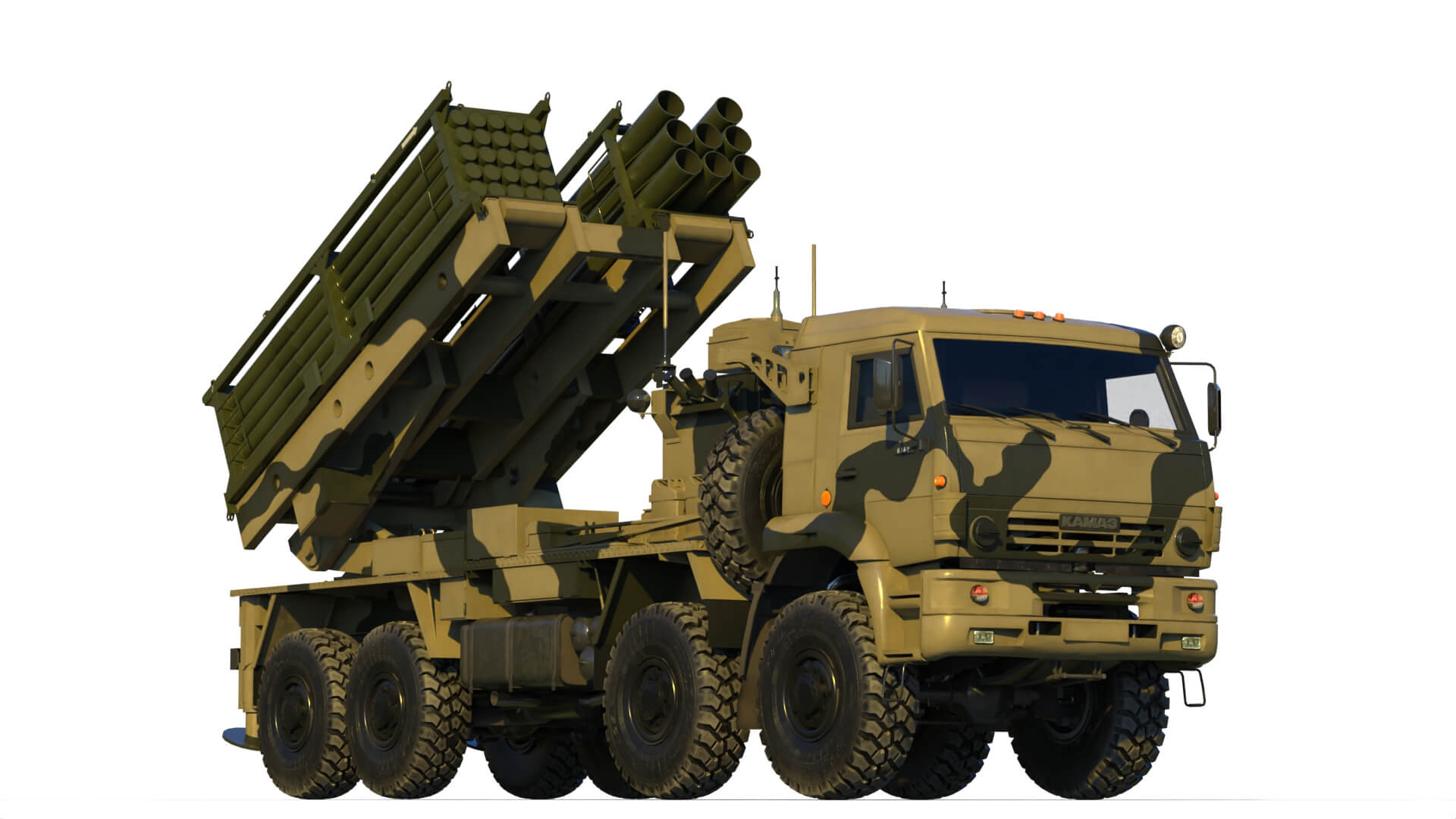 MLRS Bicaliber Complex Vozrozhdenie - 3D Model by citizensnip