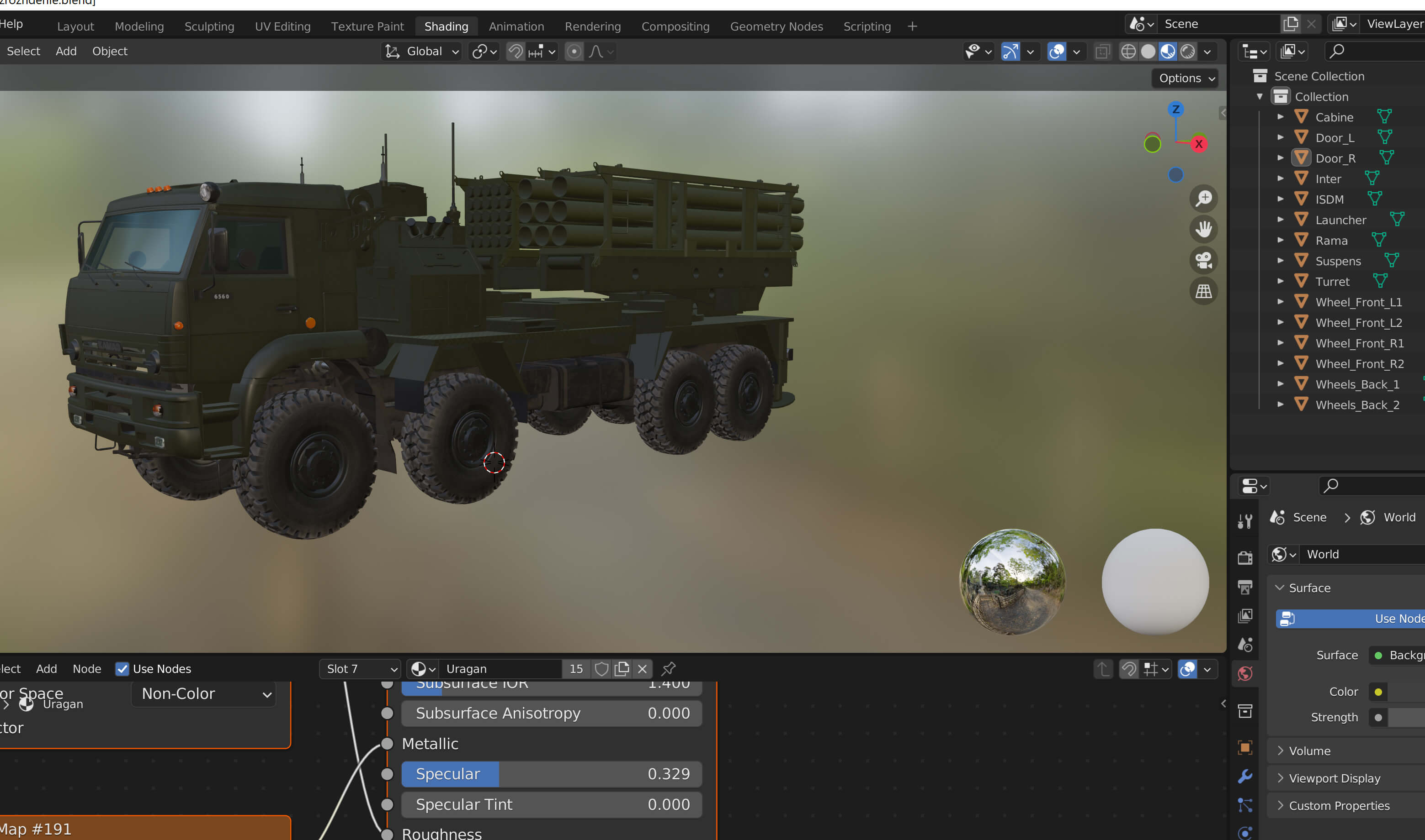 MLRS Bicaliber Complex Vozrozhdenie - 3D Model by citizensnip