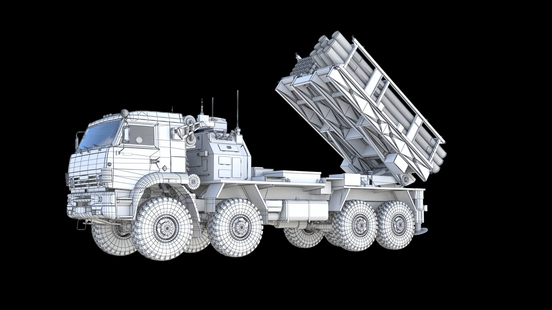 MLRS Bicaliber Complex Vozrozhdenie - 3D Model by citizensnip