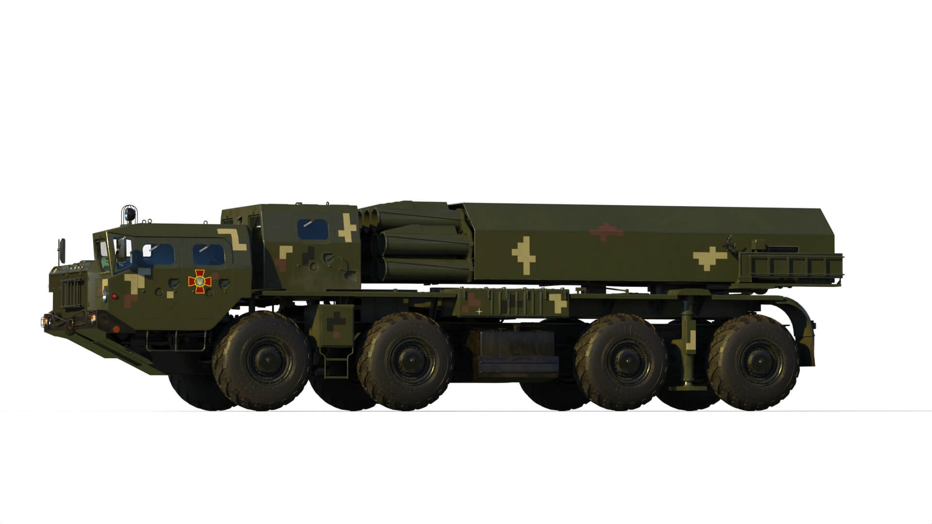 MLRS Vilkha BM-30 3D Model by citizensnip
