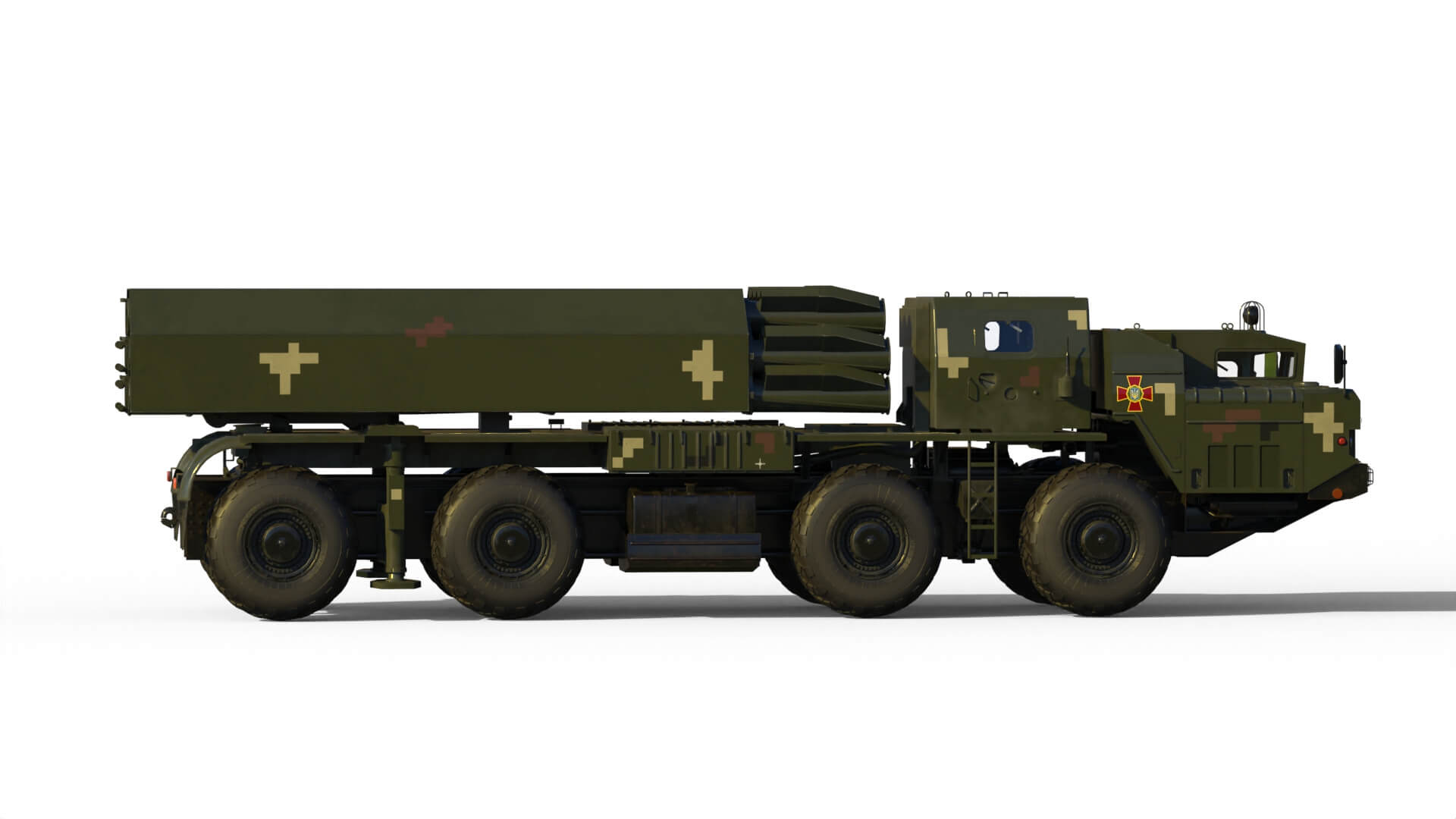 MLRS Vilkha BM-30 3D Model by citizensnip