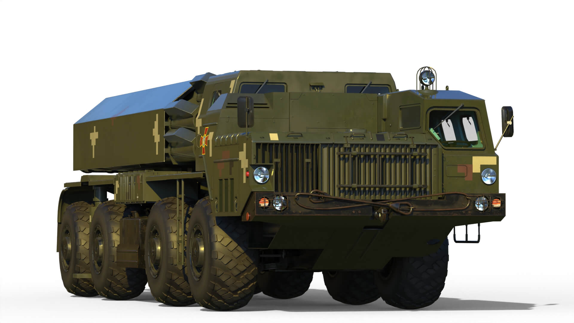 MLRS Vilkha BM-30 3D Model by citizensnip