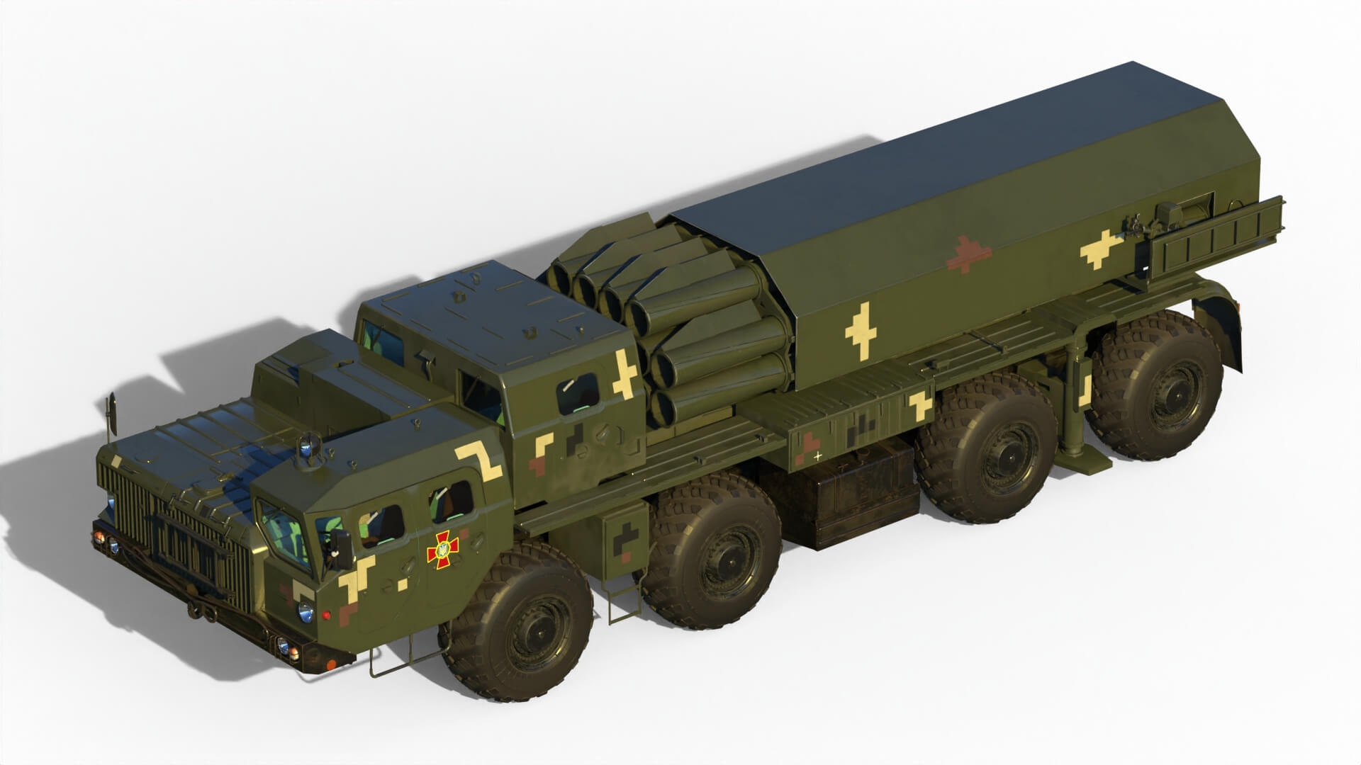 MLRS Vilkha BM-30 3D Model by citizensnip