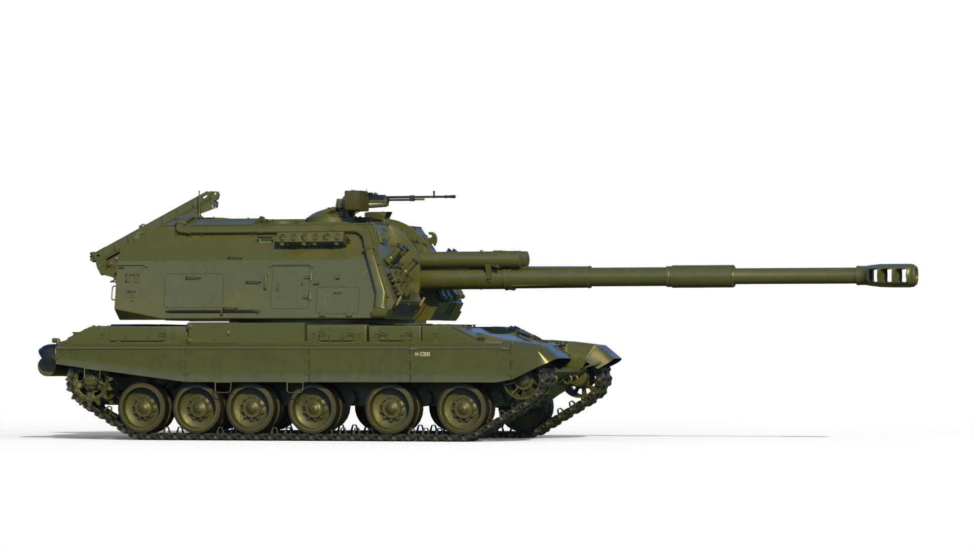 Msta-S 2S19 Self-Propelled Howitzer 3D Model by citizensnip