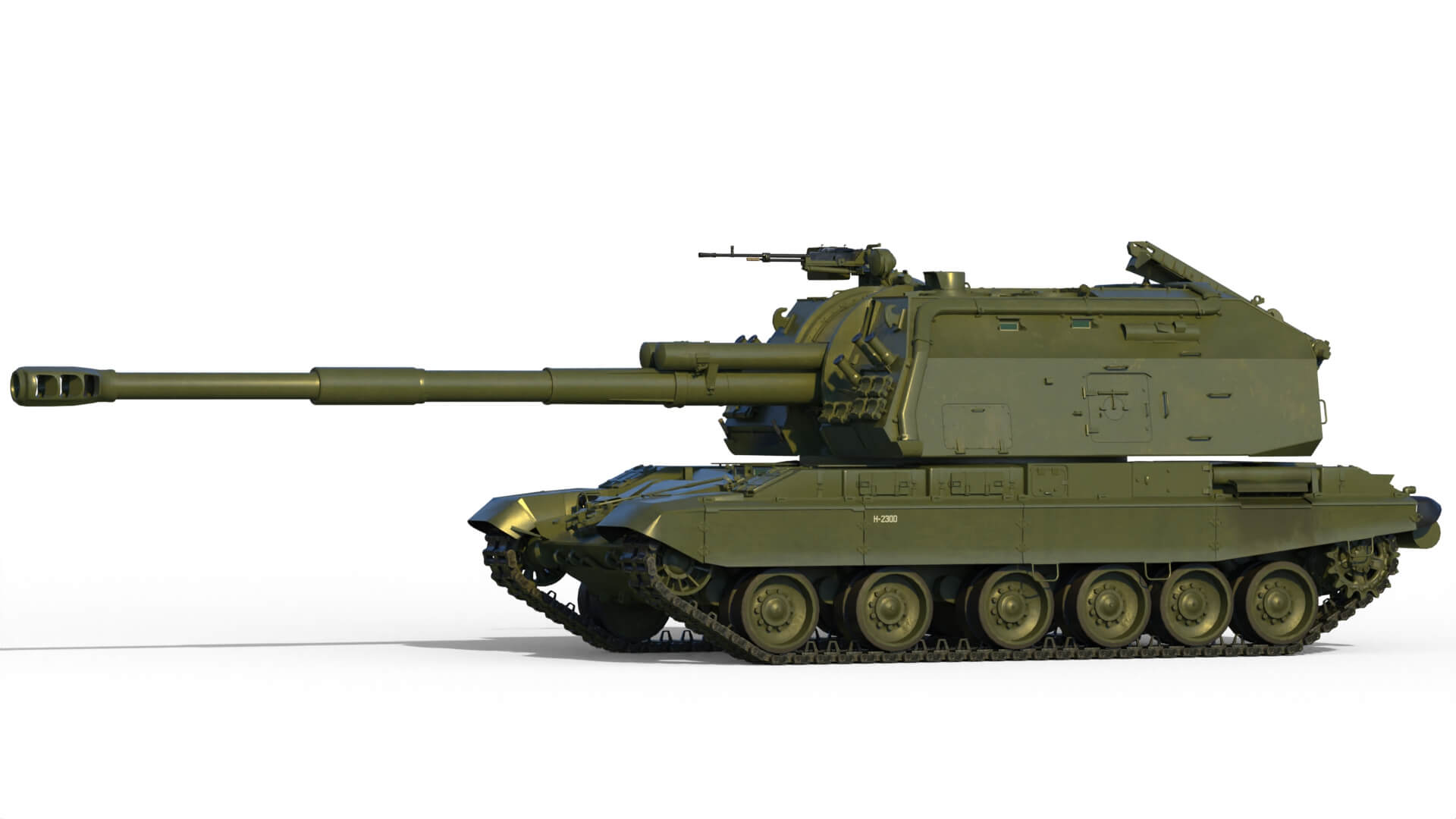 Msta-S 2S19 Self-Propelled Howitzer 3D Model by citizensnip