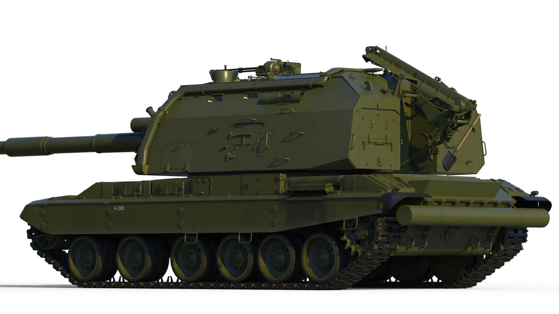 Msta-S 2S19 Self-Propelled Howitzer 3D Model by citizensnip