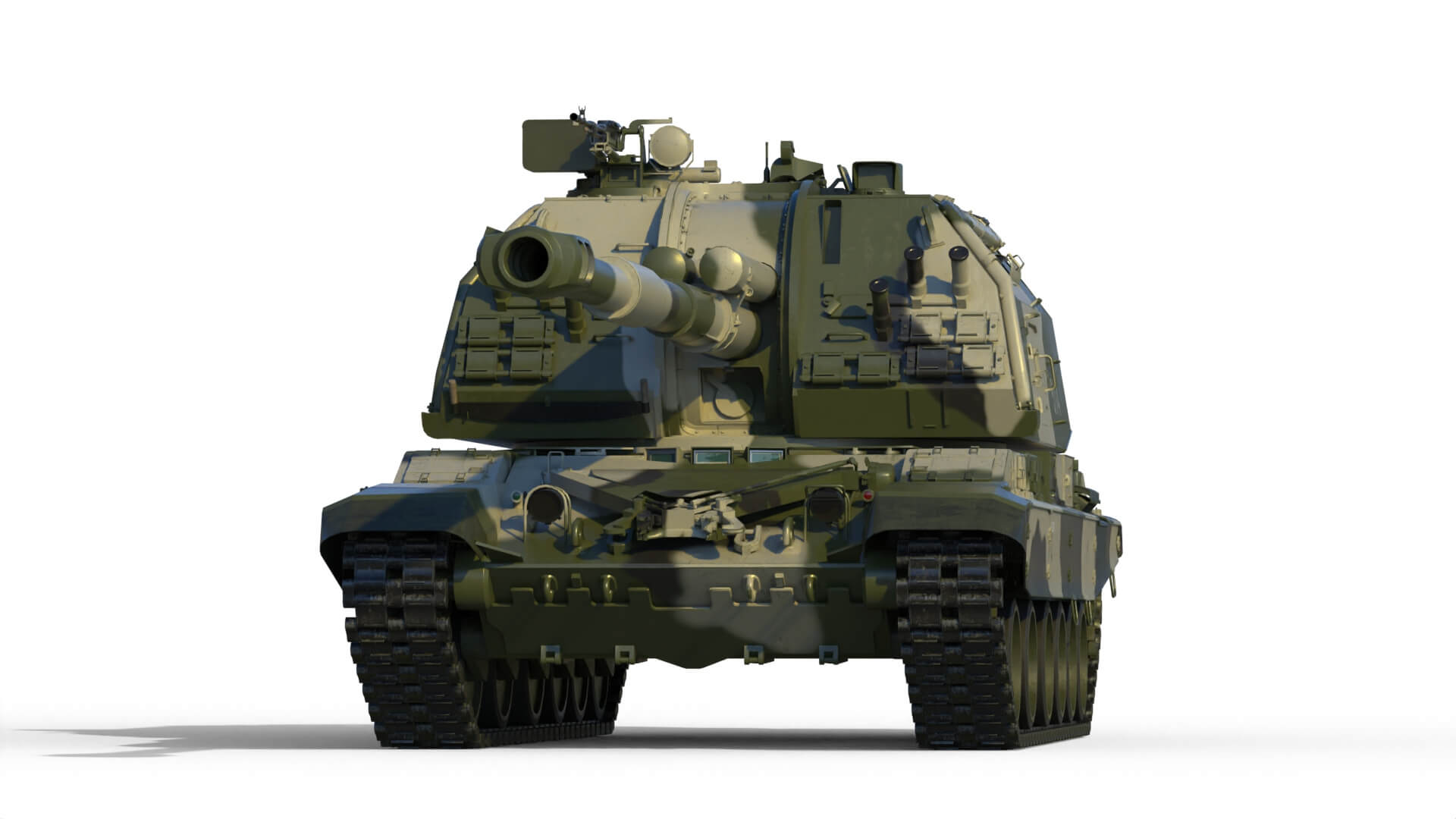 Msta-S 2S19 Self-Propelled Howitzer 3D Model by citizensnip