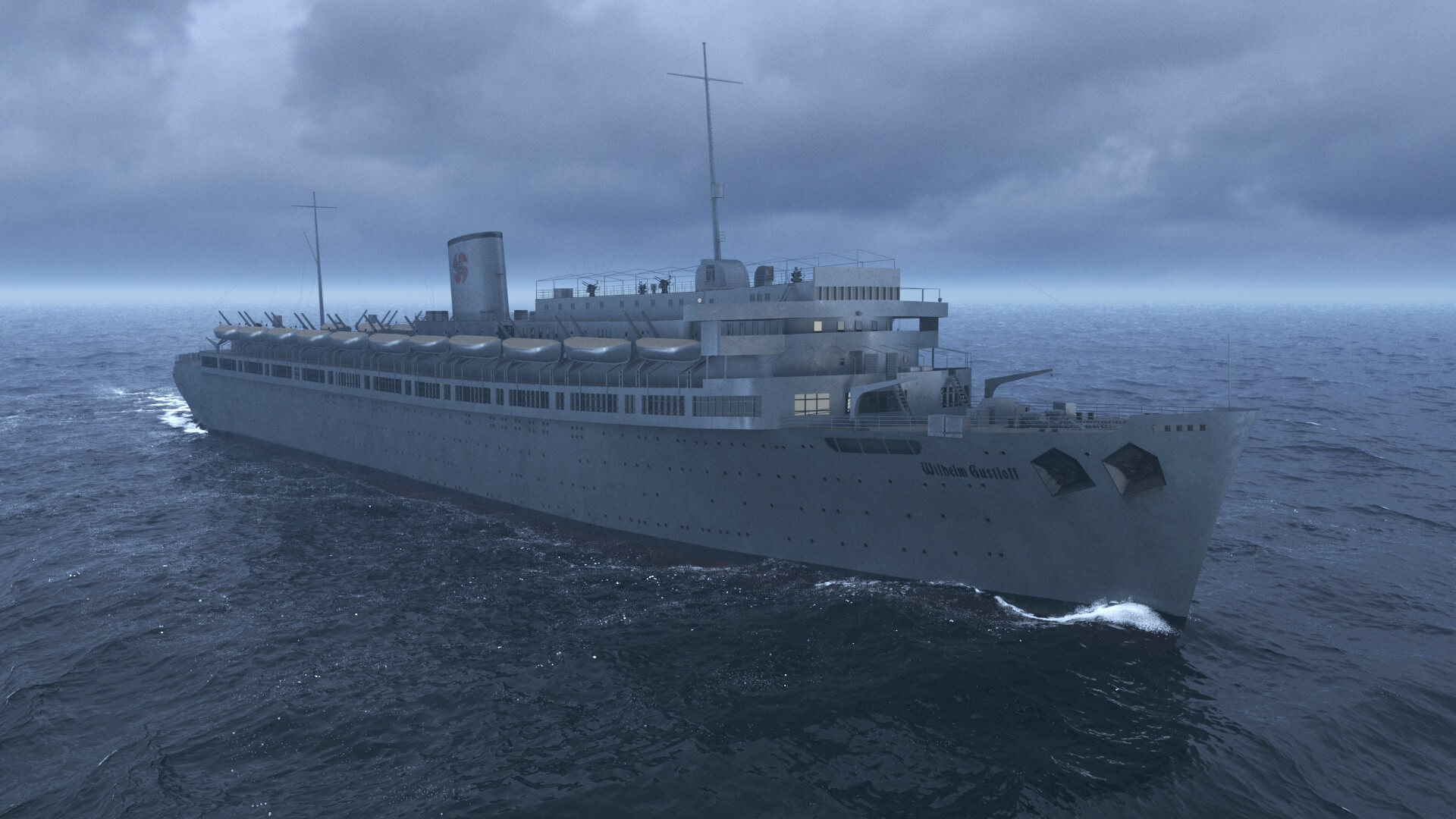 MV Wilhelm Gustloff German Cruise Ship - 3D Model by citizensnip