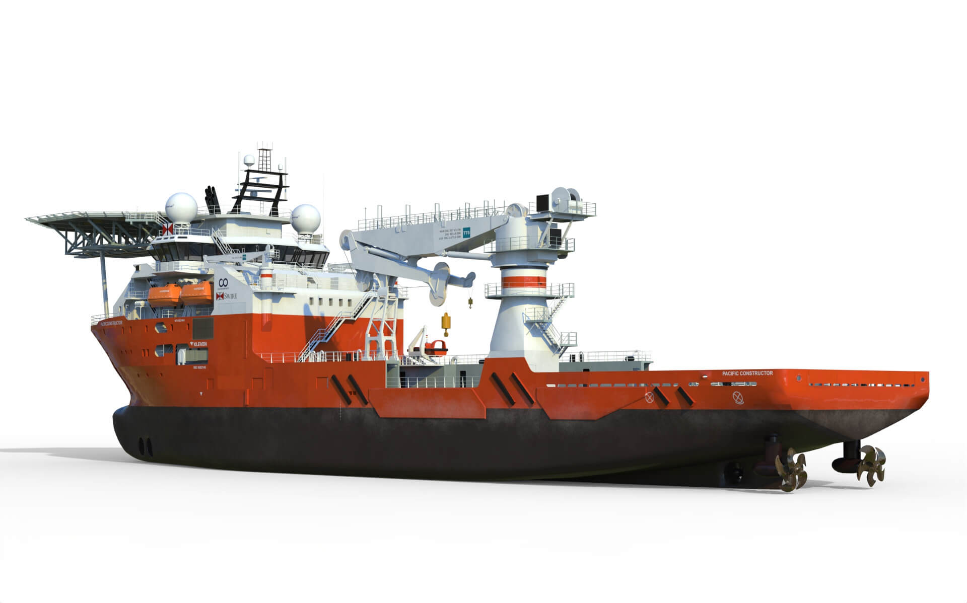 Offshore Platform Supply Vessel - 3D Model by citizensnip