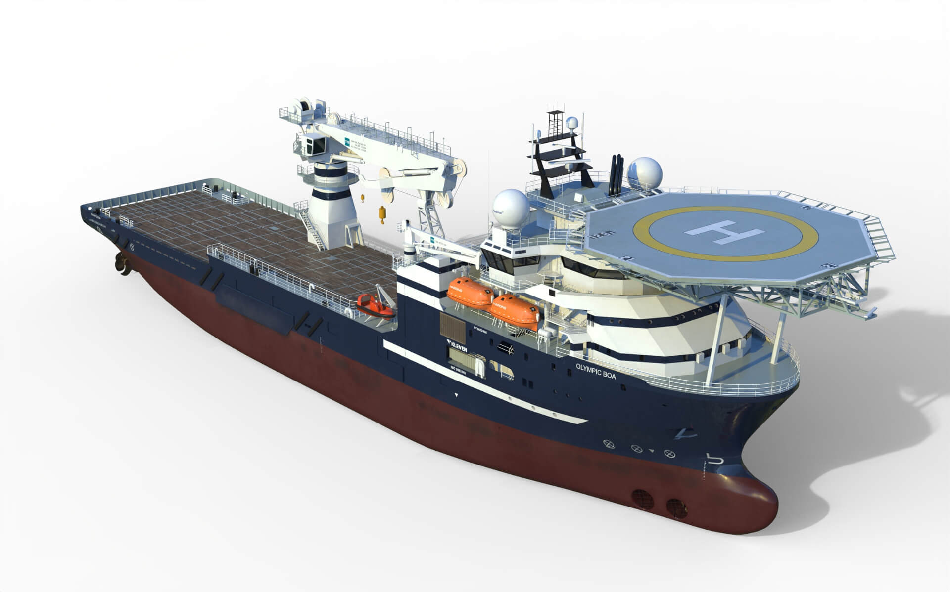 Offshore Platform Supply Vessel - 3D Model by citizensnip