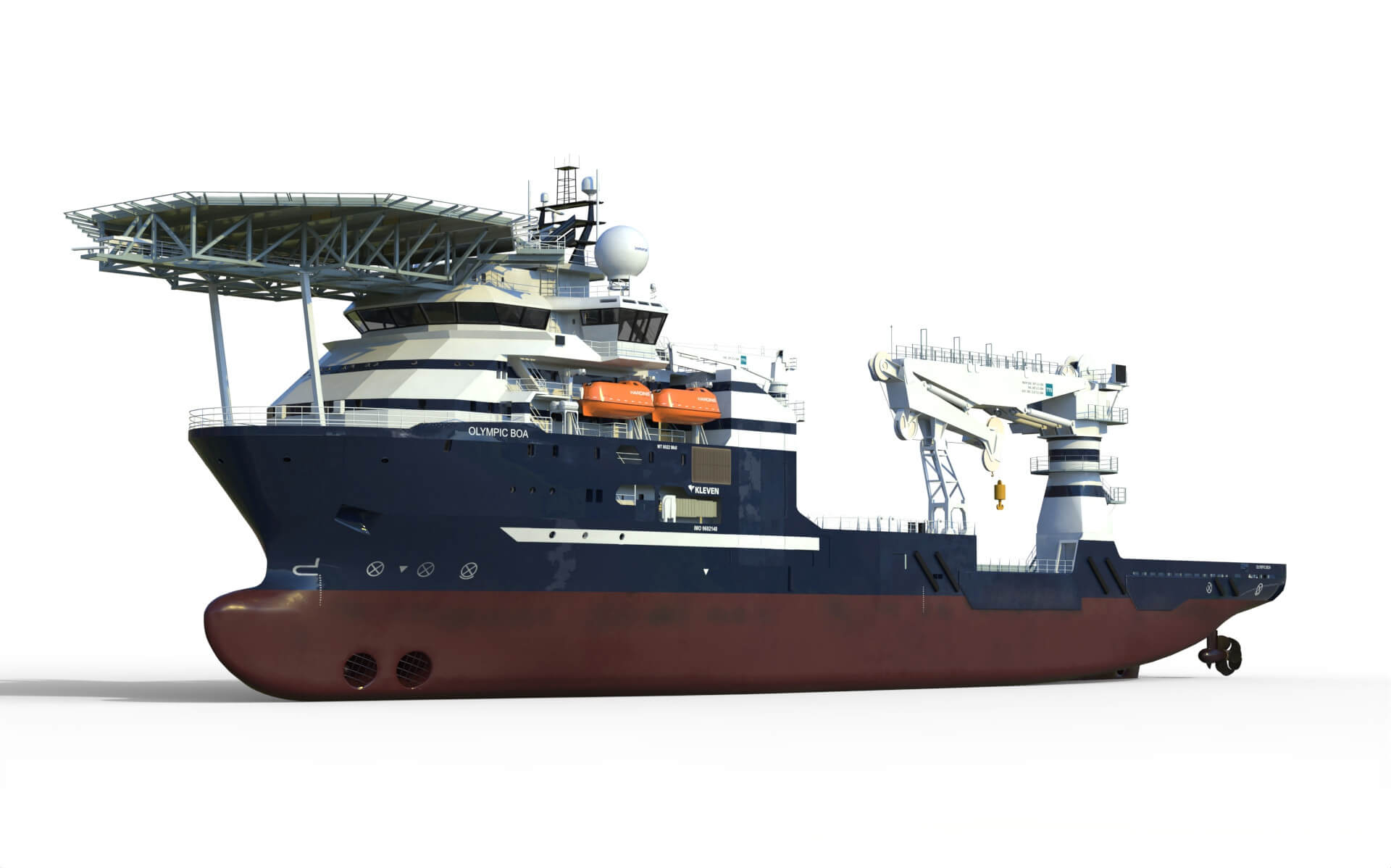Offshore Platform Supply Vessel - 3D Model by citizensnip