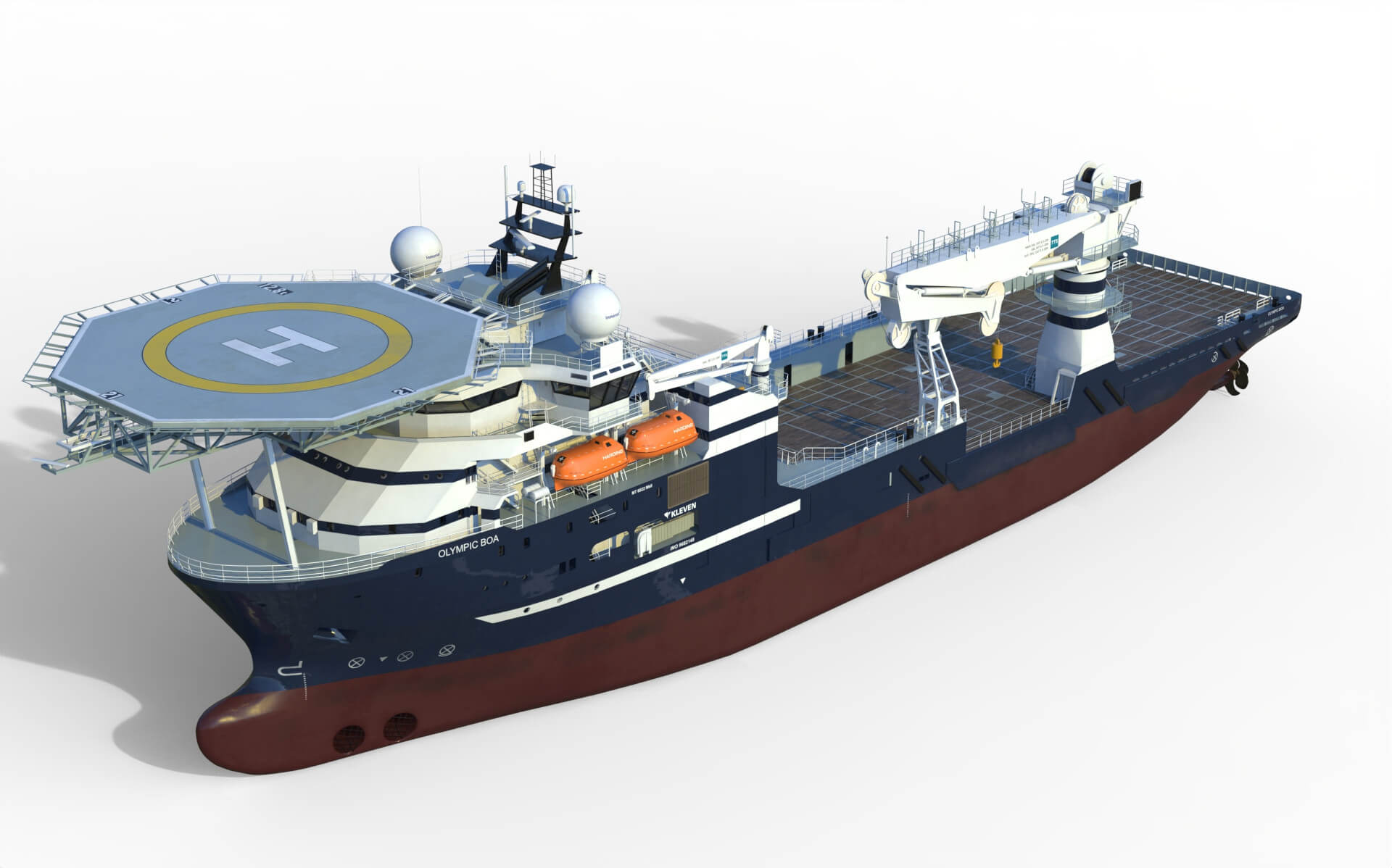 Offshore Platform Supply Vessel - 3D Model by citizensnip
