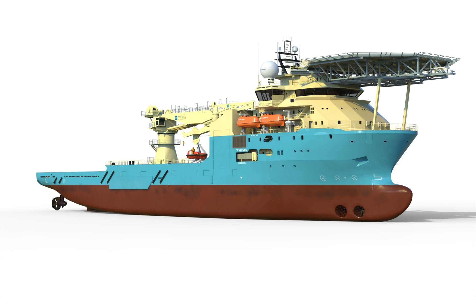 Offshore Platform Supply Vessel - 3D Model by citizensnip