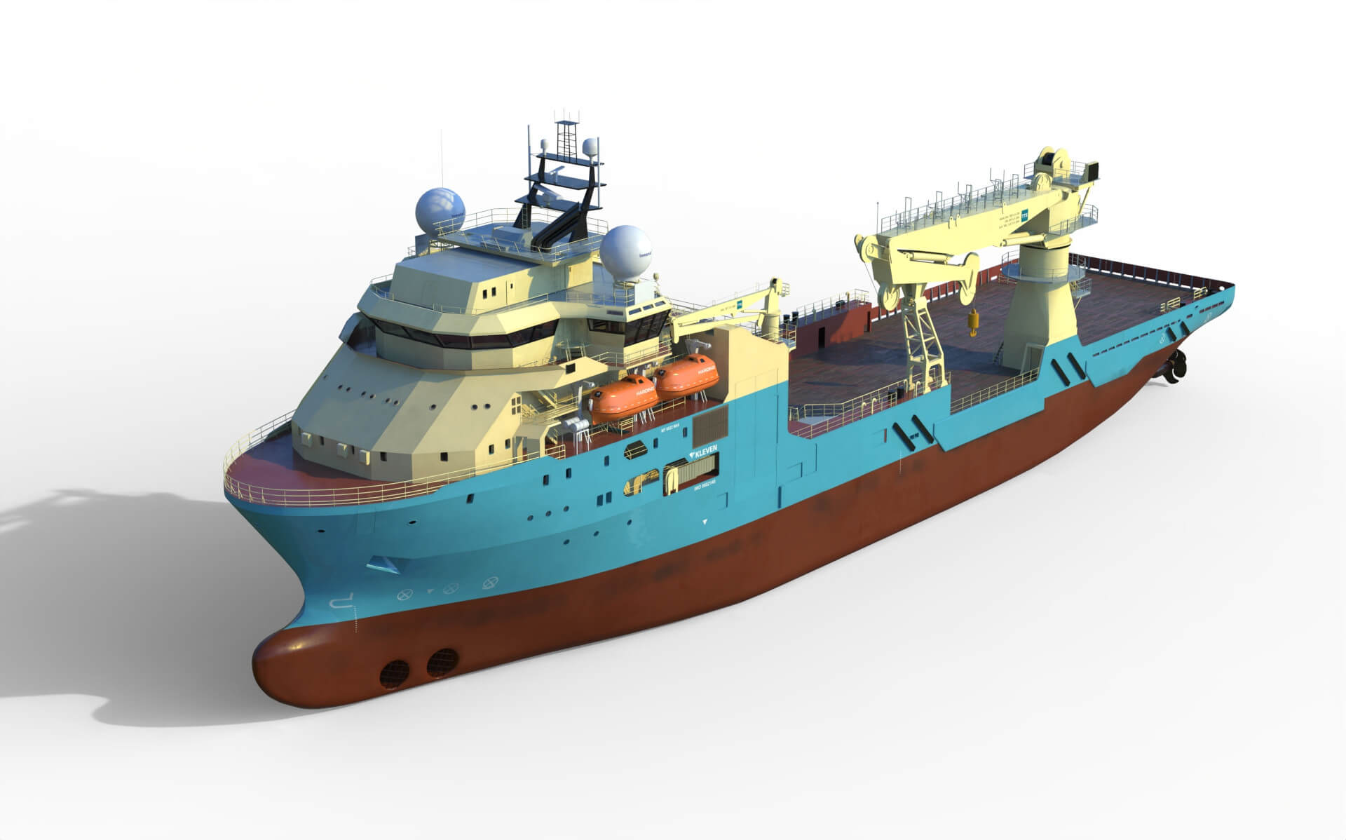 Offshore Platform Supply Vessel - 3D Model by citizensnip
