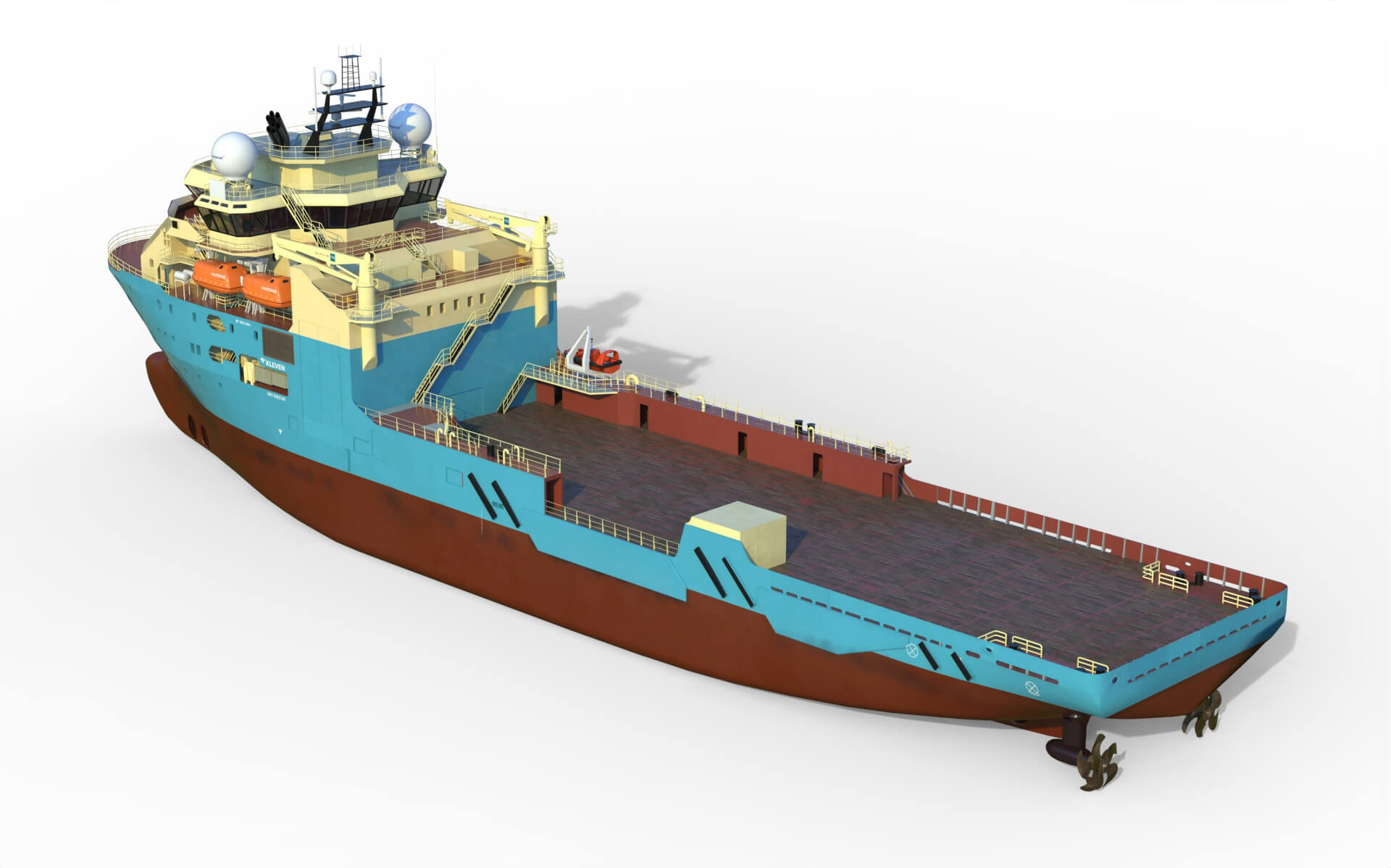 Offshore Platform Supply Vessel - 3D Model by citizensnip