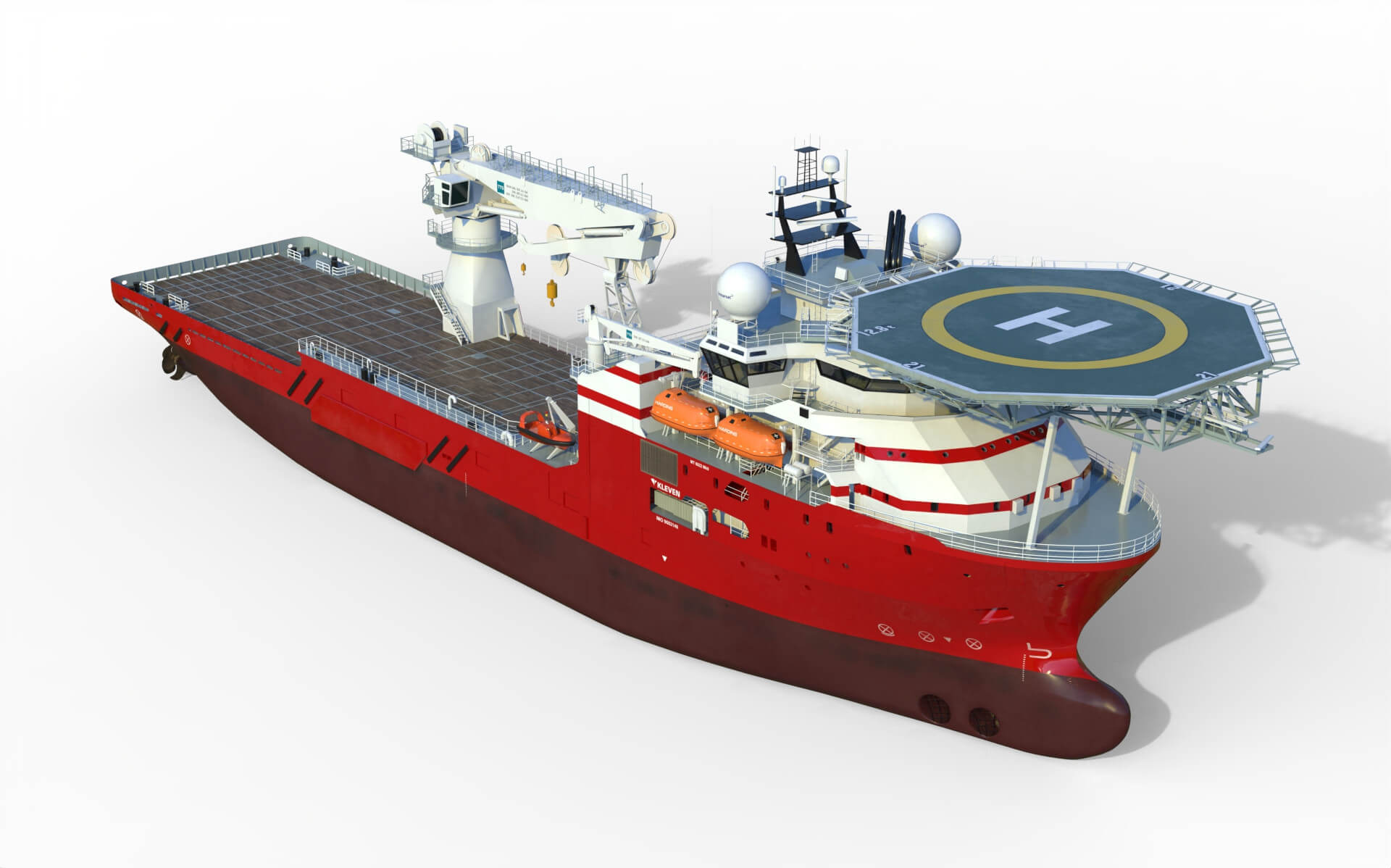 Offshore Platform Supply Vessel - 3D Model by citizensnip