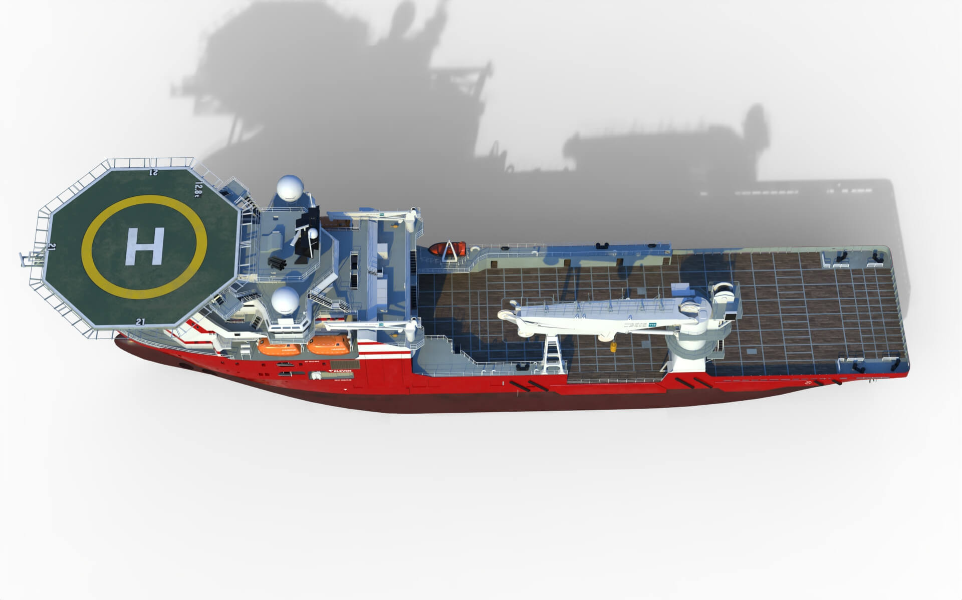 Offshore Platform Supply Vessel - 3D Model by citizensnip