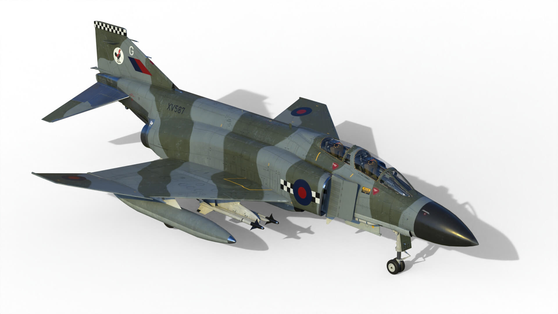 Phantom Fgr 2 F-4M 3D Model by citizensnip
