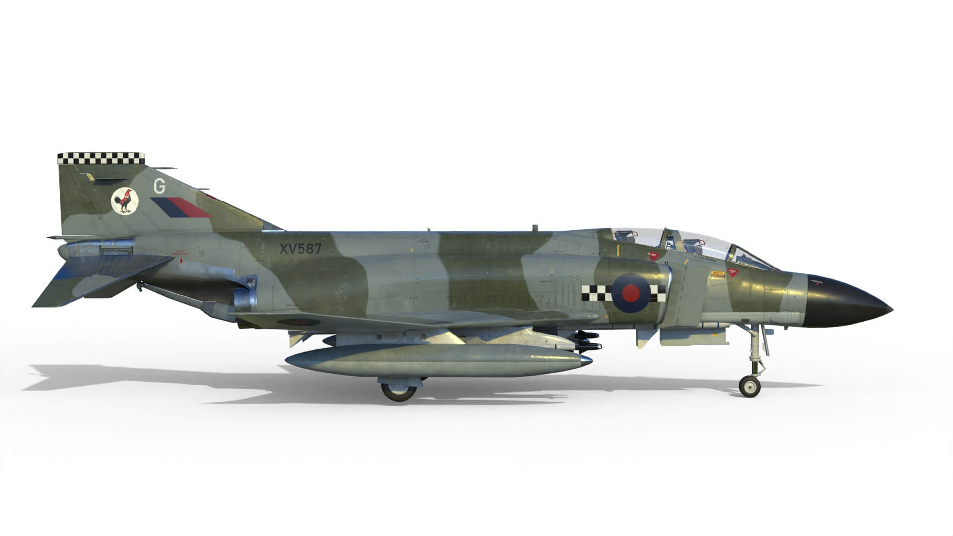 Phantom Fgr 2 F-4M 3D Model by citizensnip