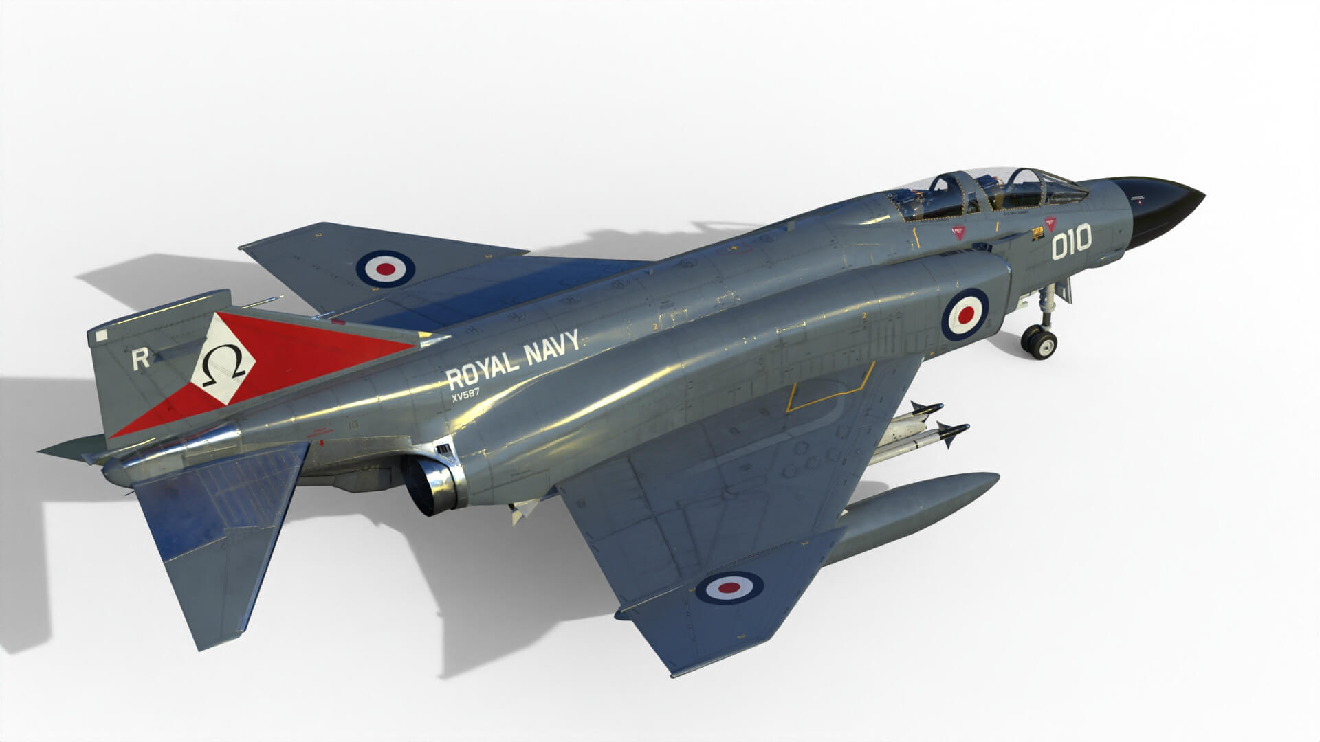 Phantom Fgr 2 F-4M 3D Model by citizensnip