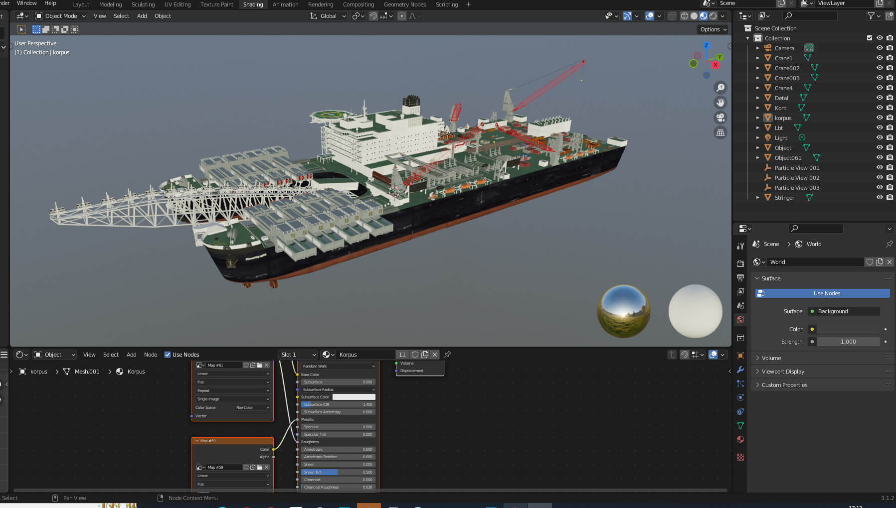 Pioneering Spirit Pipelay Vessel - 3D Model by citizensnip