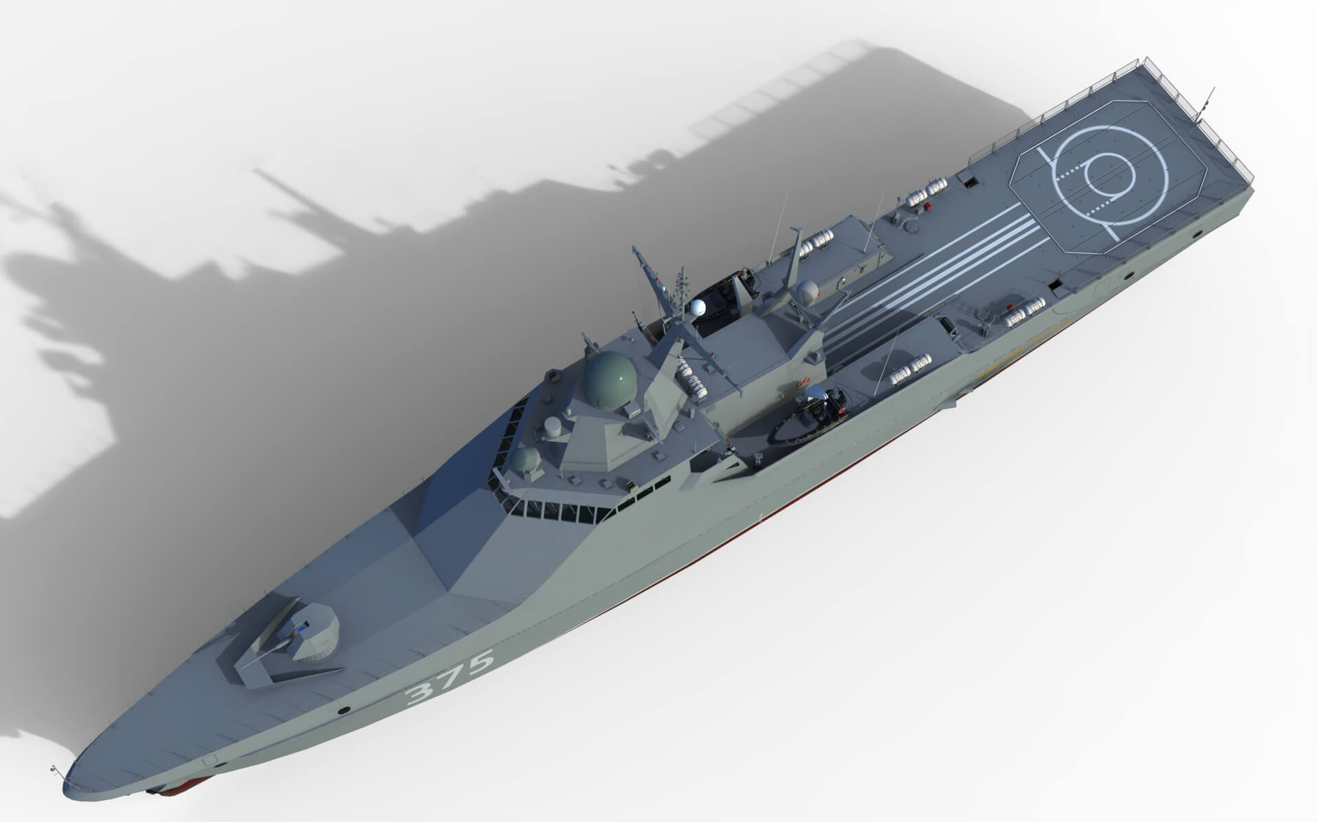 Project 22160 Patrol Ship - 3D Model by citizensnip