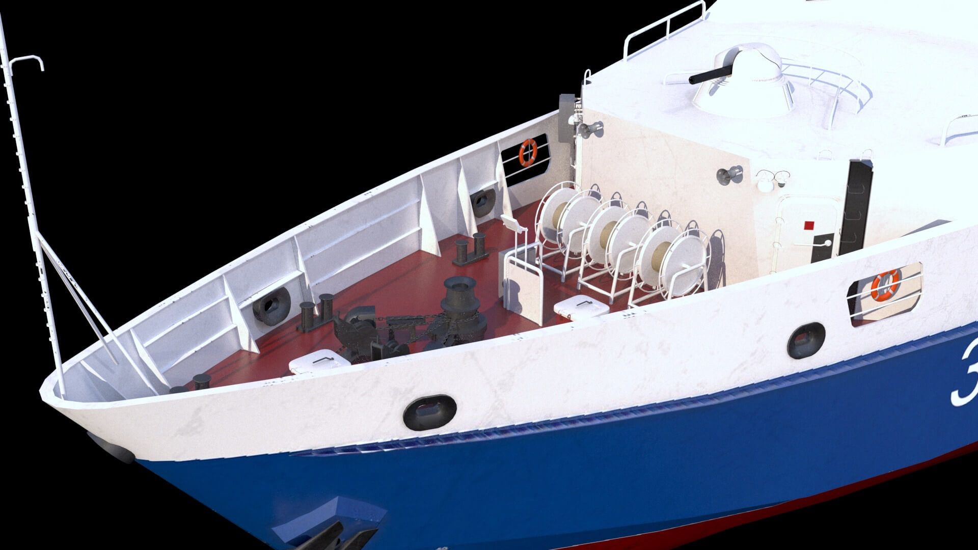 Project 22460 Rubin-Class Patrol Boat 3D Model by citizensnip