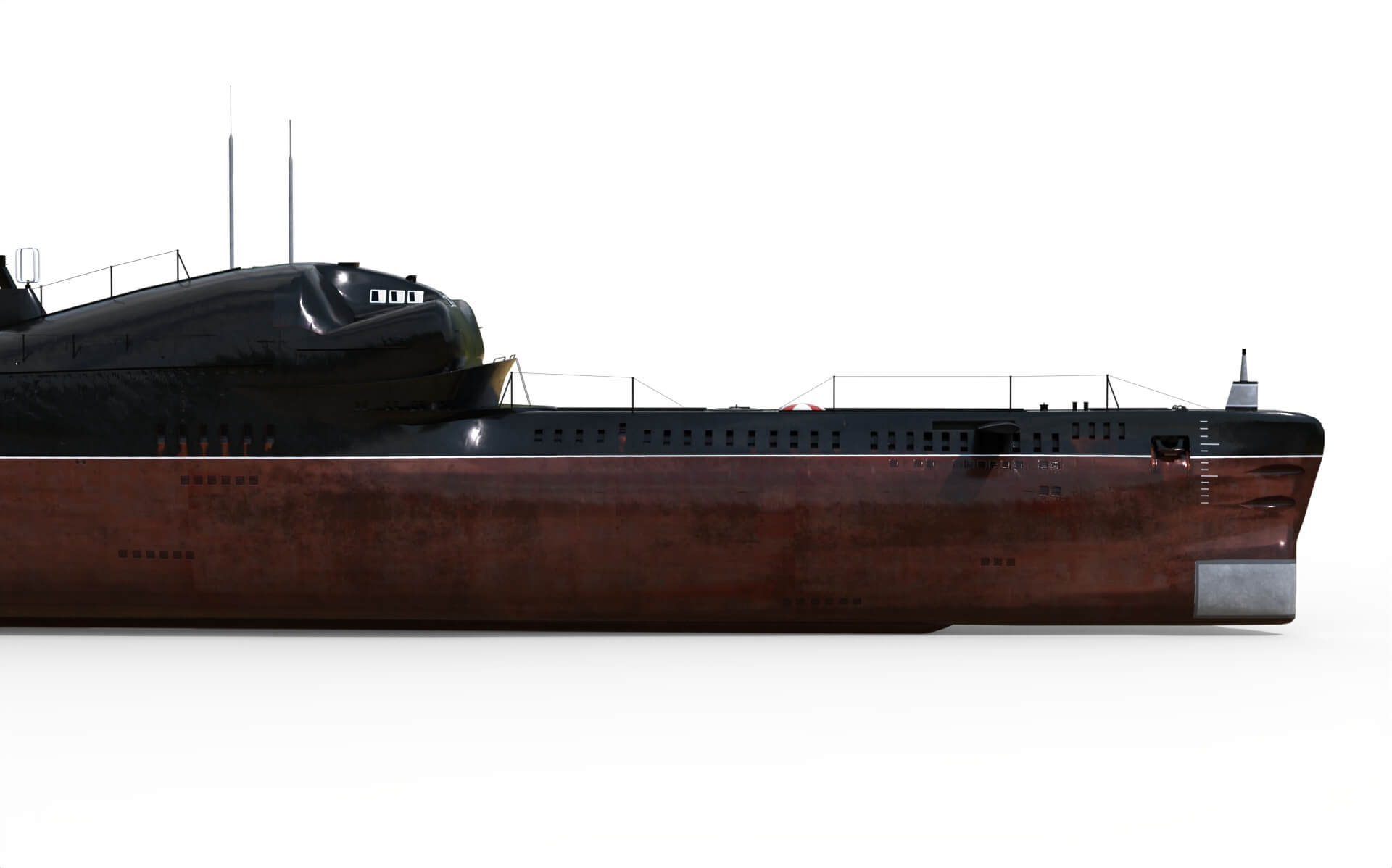 Project 665 Whiskey Long Bin Submarine - 3D Model by citizensnip