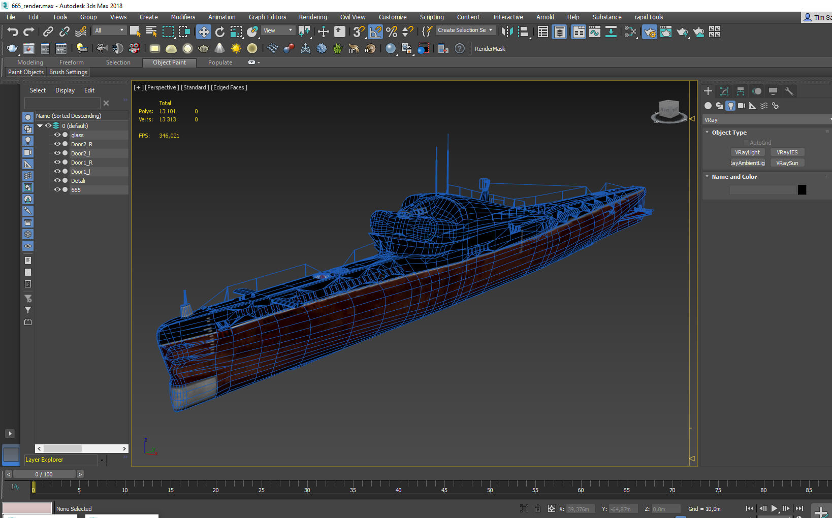 Project 665 Whiskey Long Bin Submarine - 3D Model by citizensnip