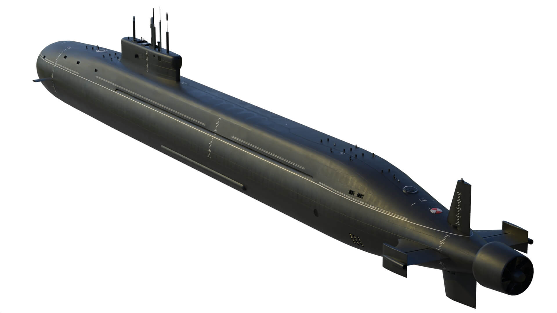 Project 955A Borei a Class Submarine - 3D Model by citizensnip