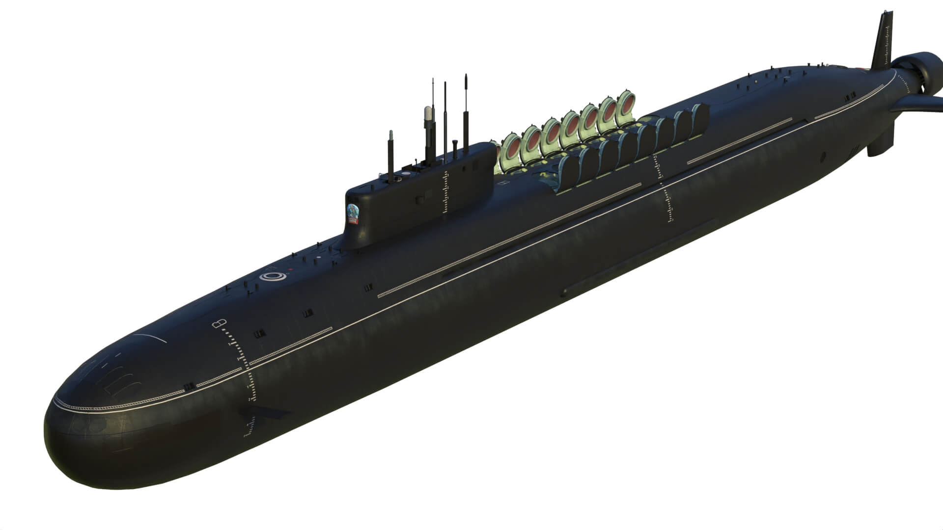 Project 955A Borei a Class Submarine - 3D Model by citizensnip