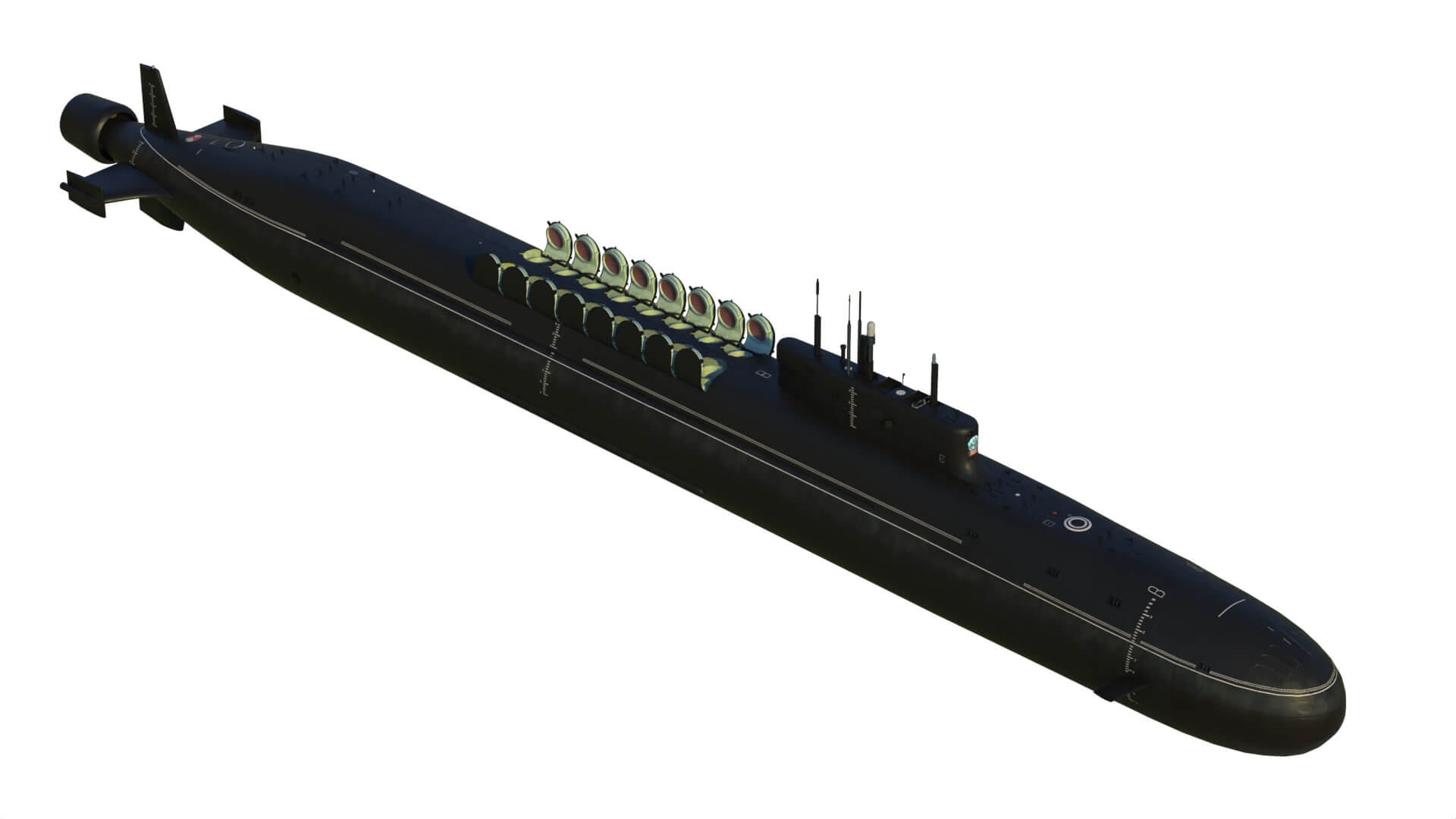 Project 955A Borei a Class Submarine - 3D Model by citizensnip