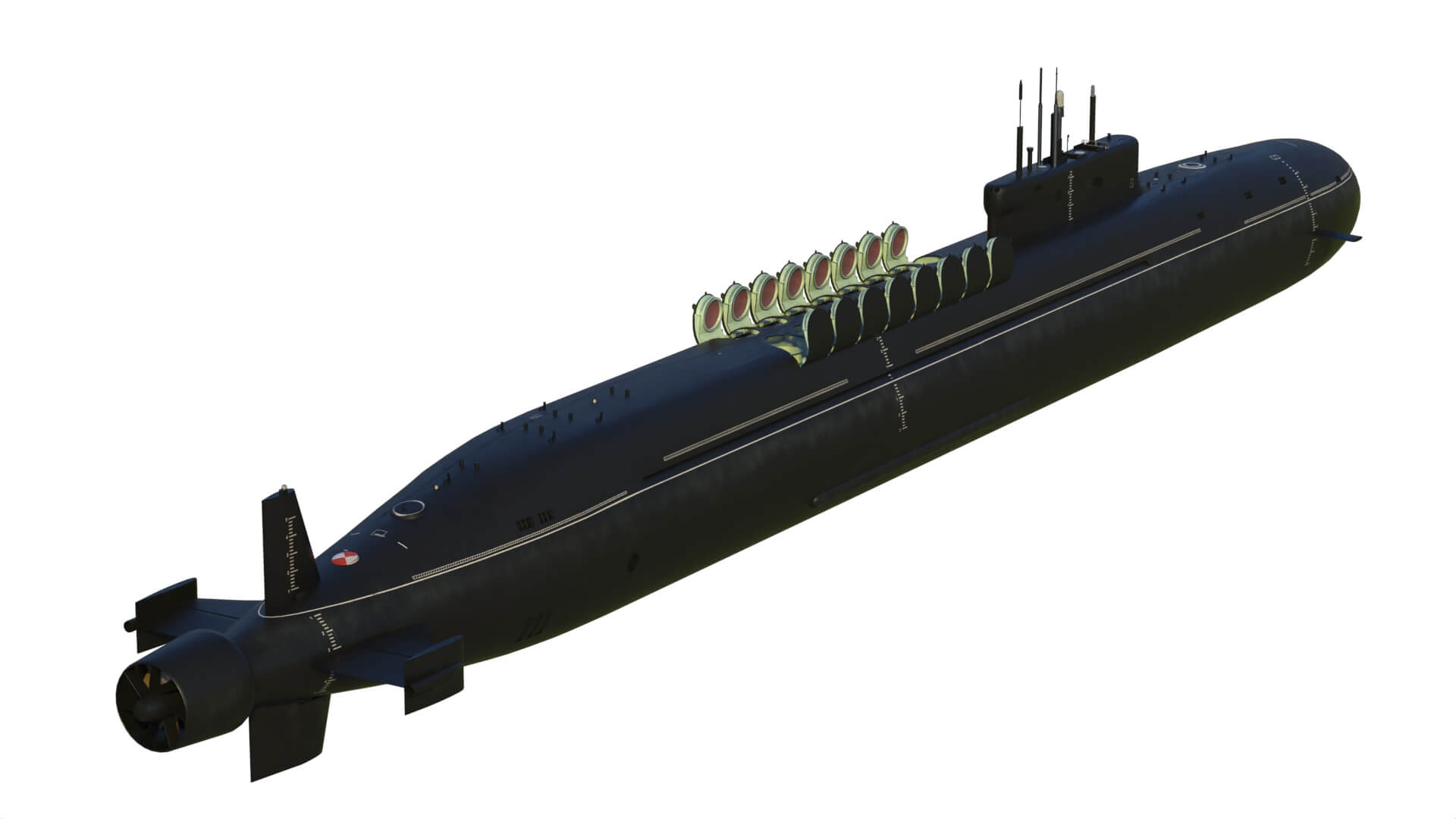 Project 955A Borei a Class Submarine - 3D Model by citizensnip