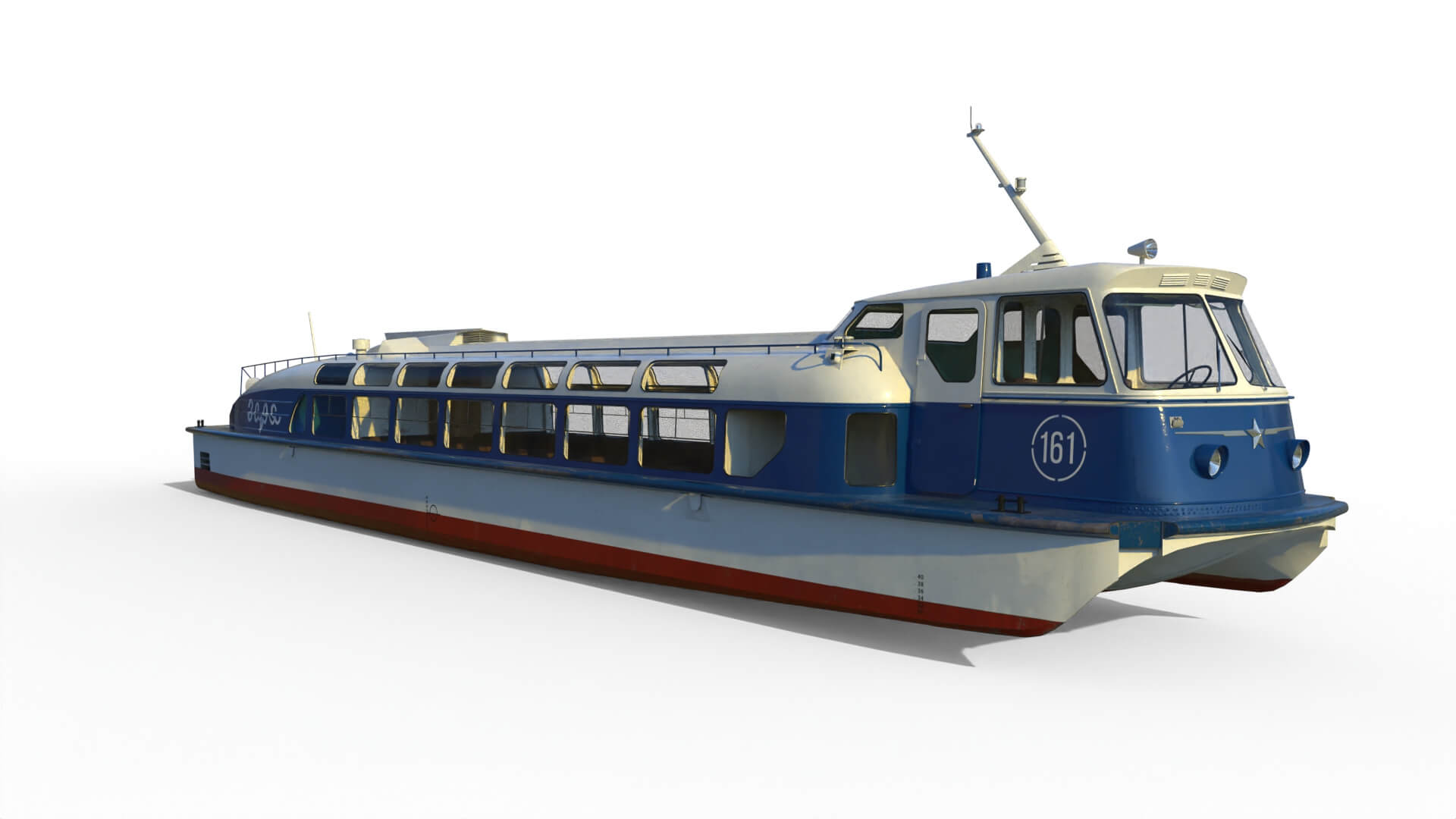 River Bus Project 946 Zarya - 3D Model by citizensnip