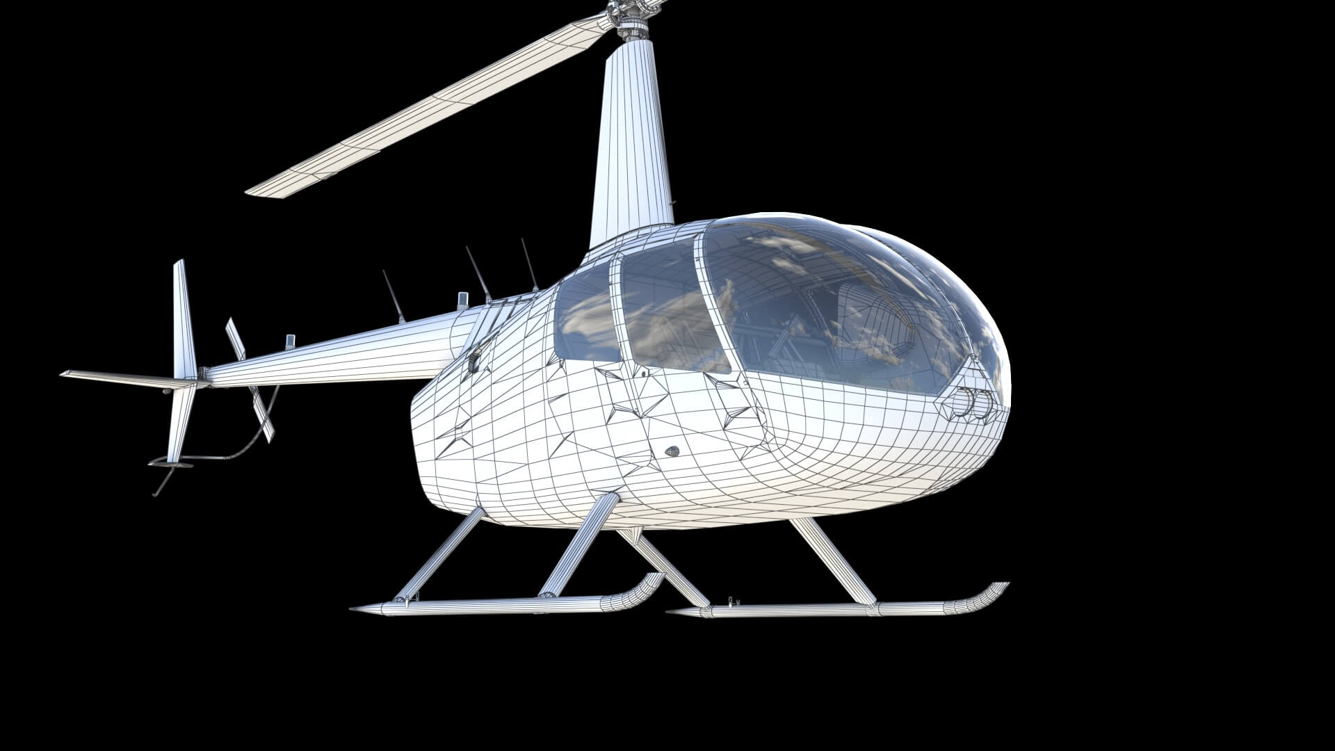 Robinson R66 - 3D Model by citizensnip