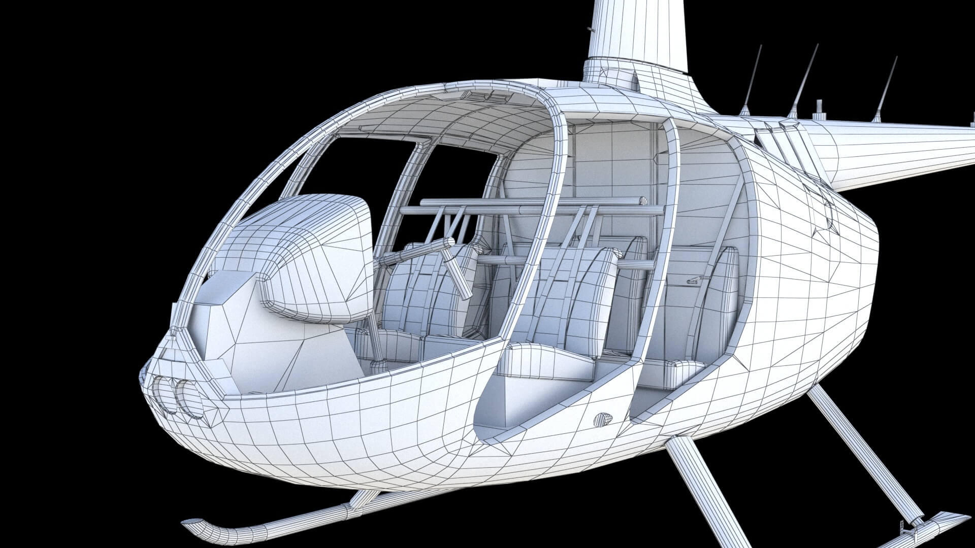 Robinson R66 - 3D Model by citizensnip