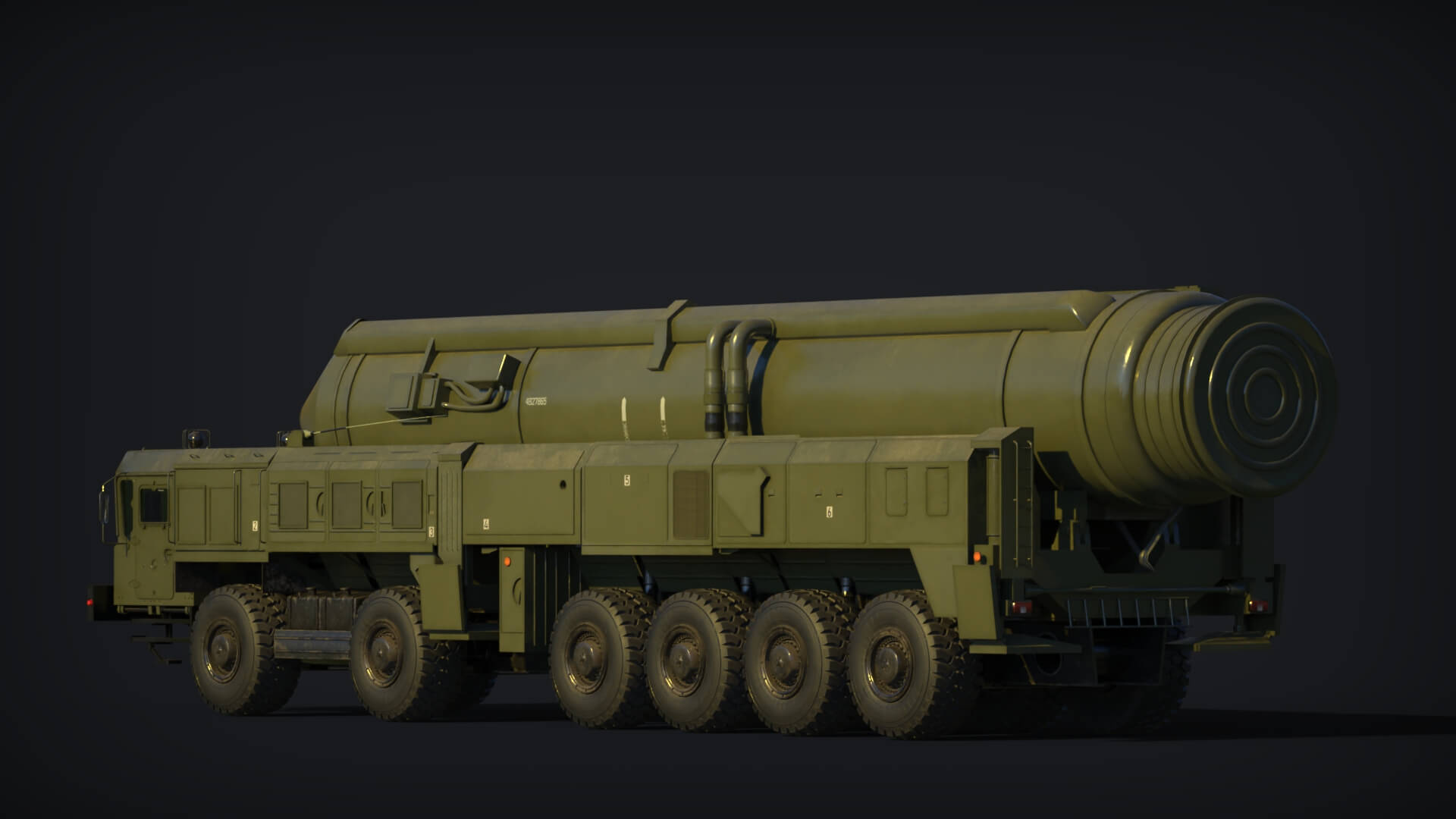 RS-26 Oreshnik Rubezh Irbm 3D Model by citizensnip